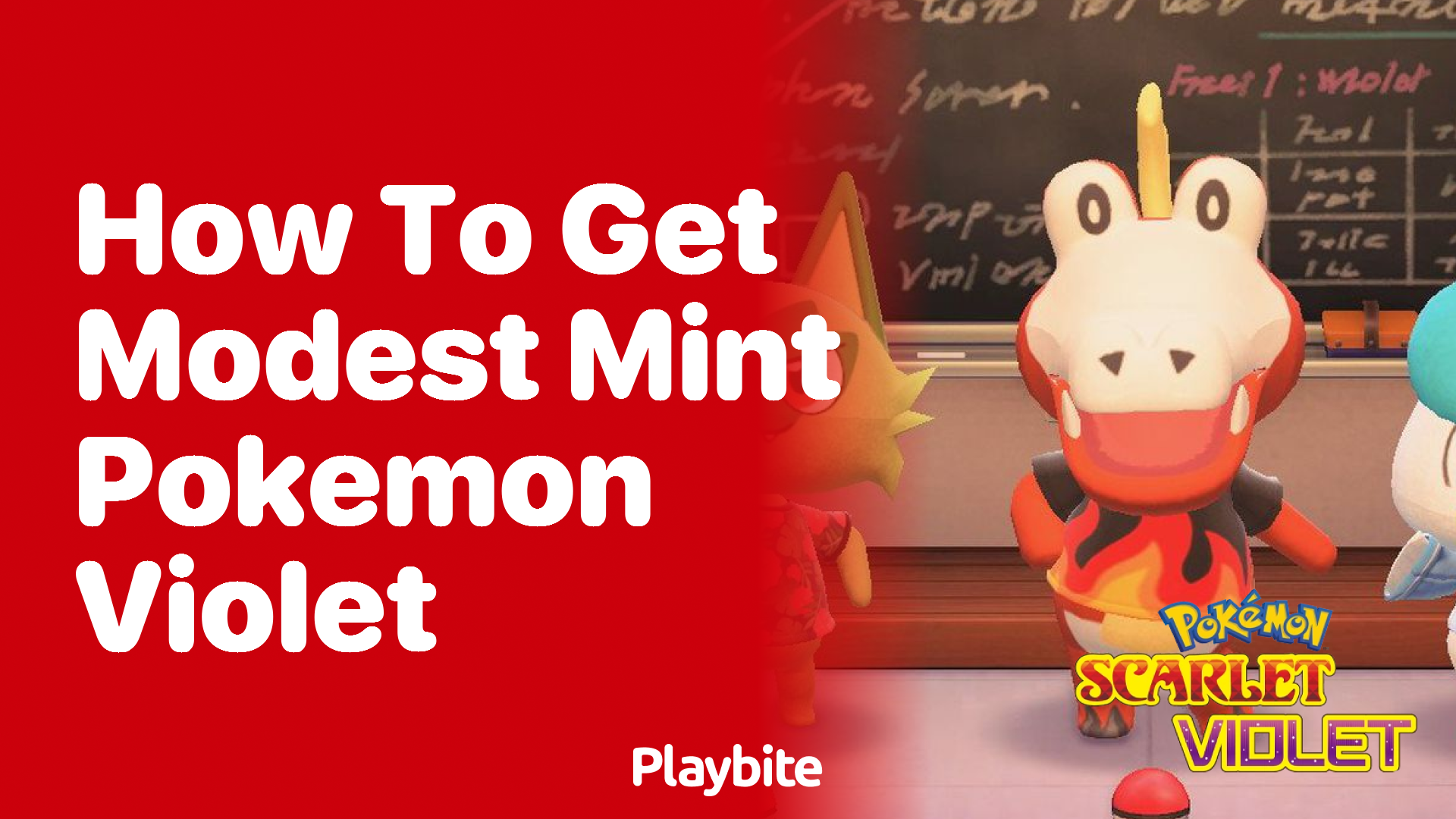 How to get Modest Mint in Pokemon Violet - Playbite