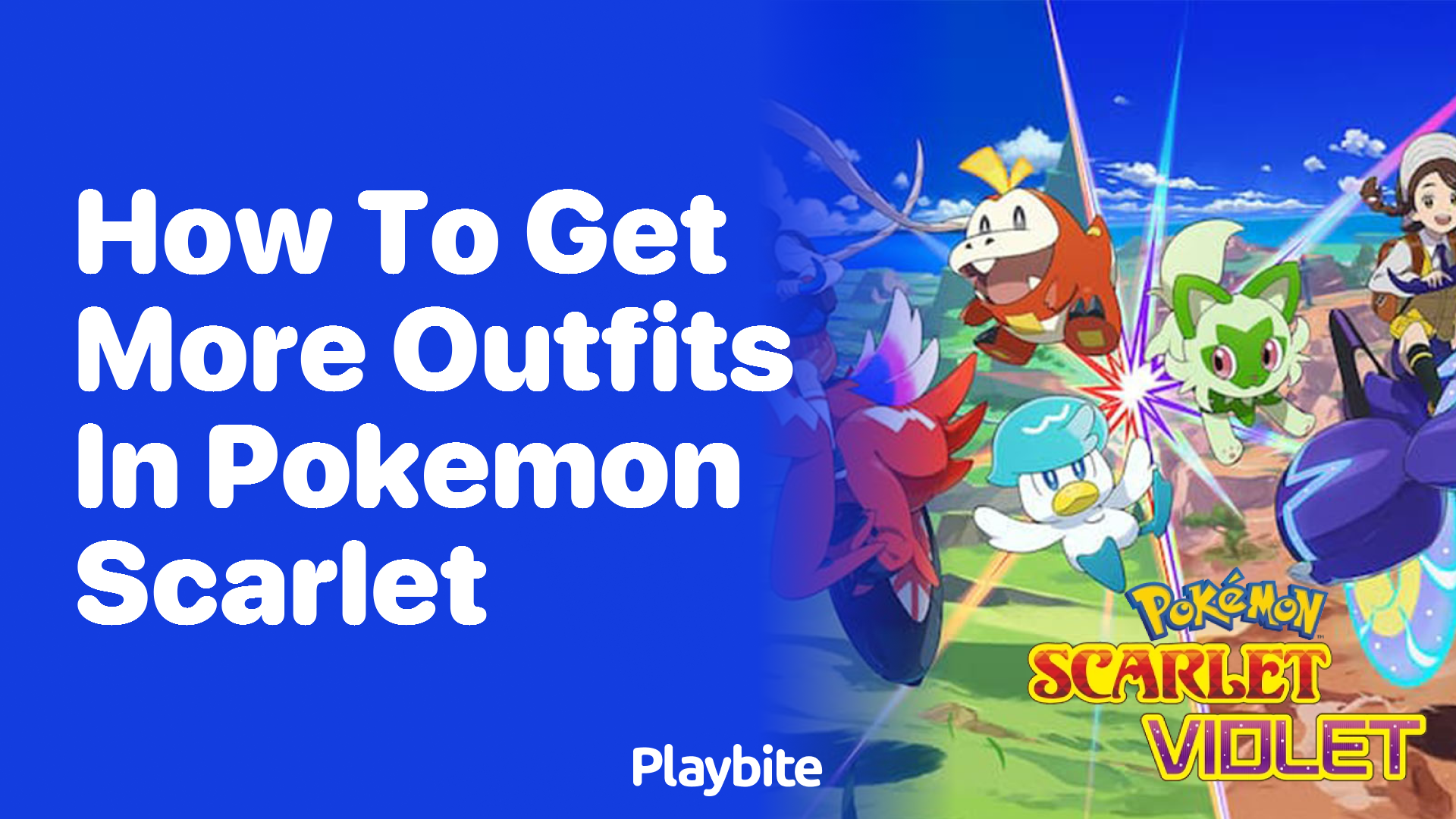 How to Get More Outfits in Pokemon Scarlet - Playbite