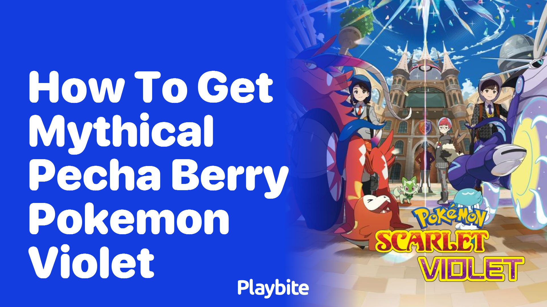 How to Get the Mythical Pecha Berry in Pokémon Violet - Playbite