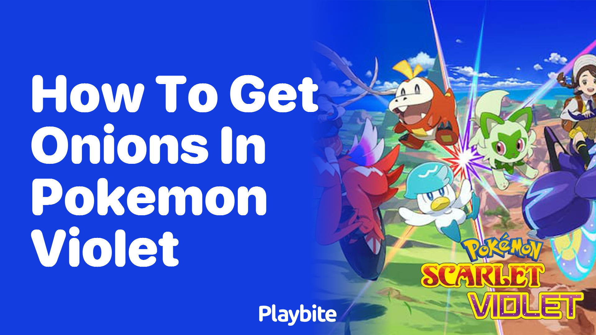 How to Get Onions in Pokemon Violet - Playbite