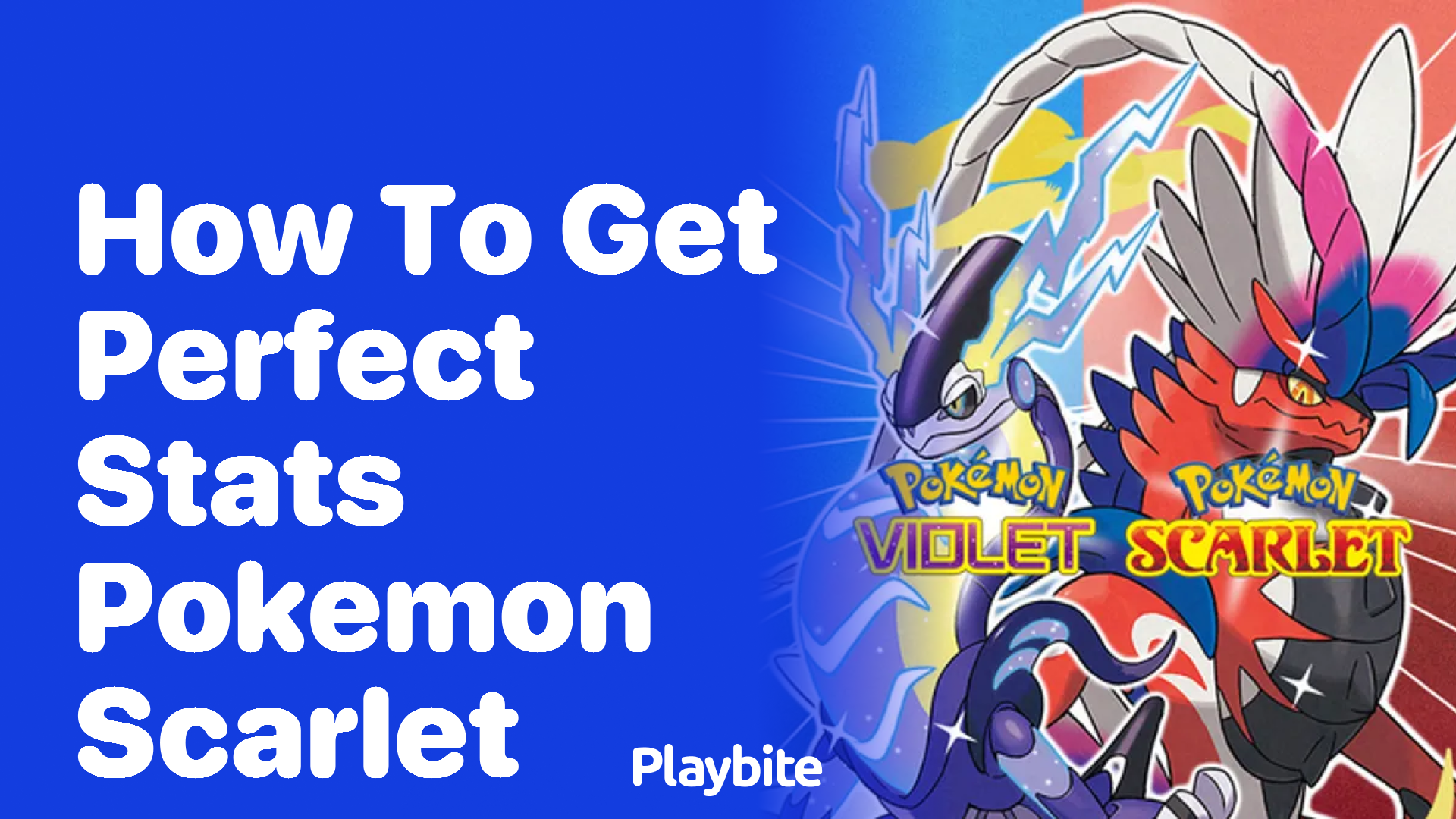 How to get perfect stats in Pokemon Scarlet - Playbite