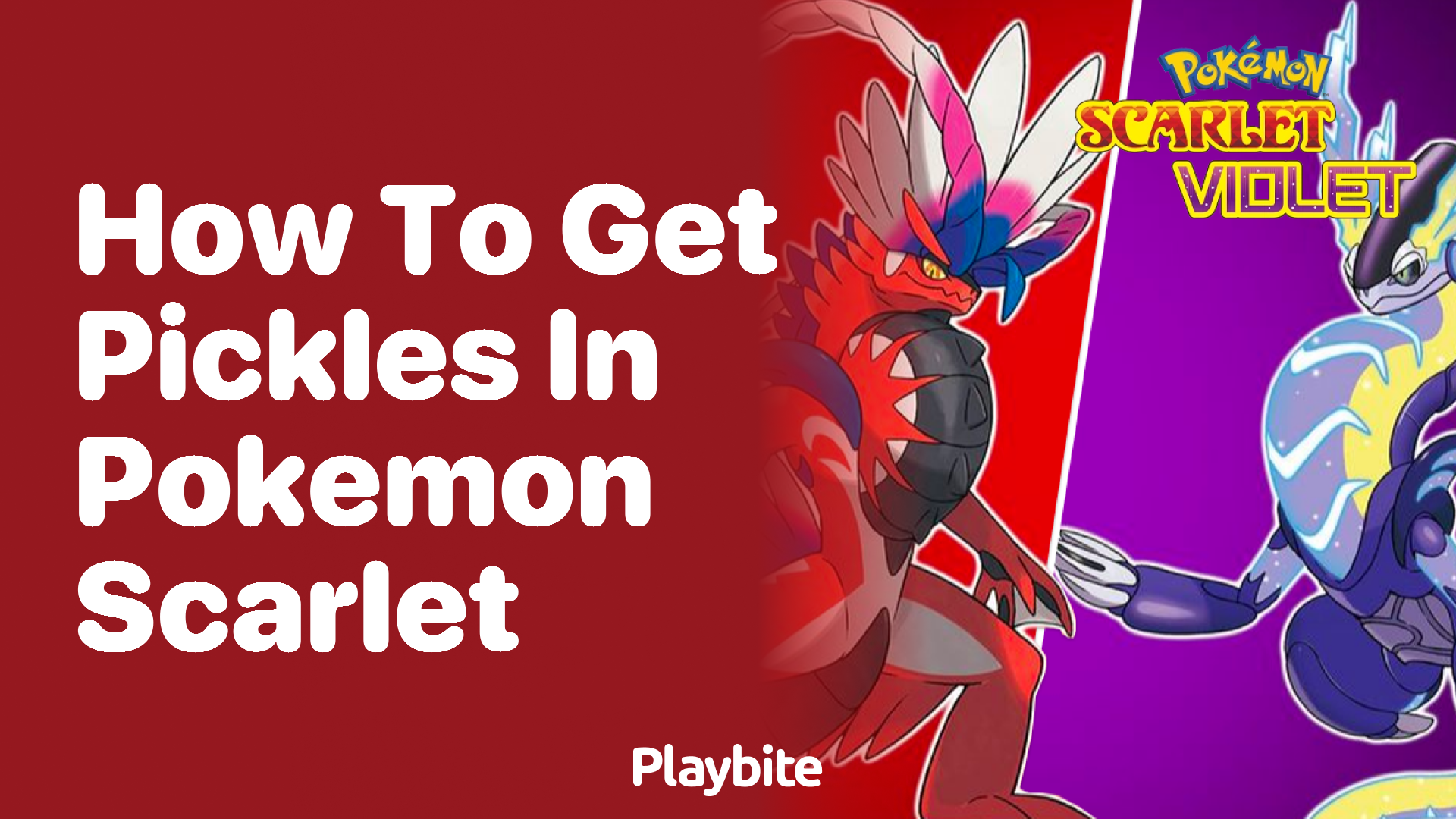 How to get Pickles in Pokemon Scarlet - Playbite