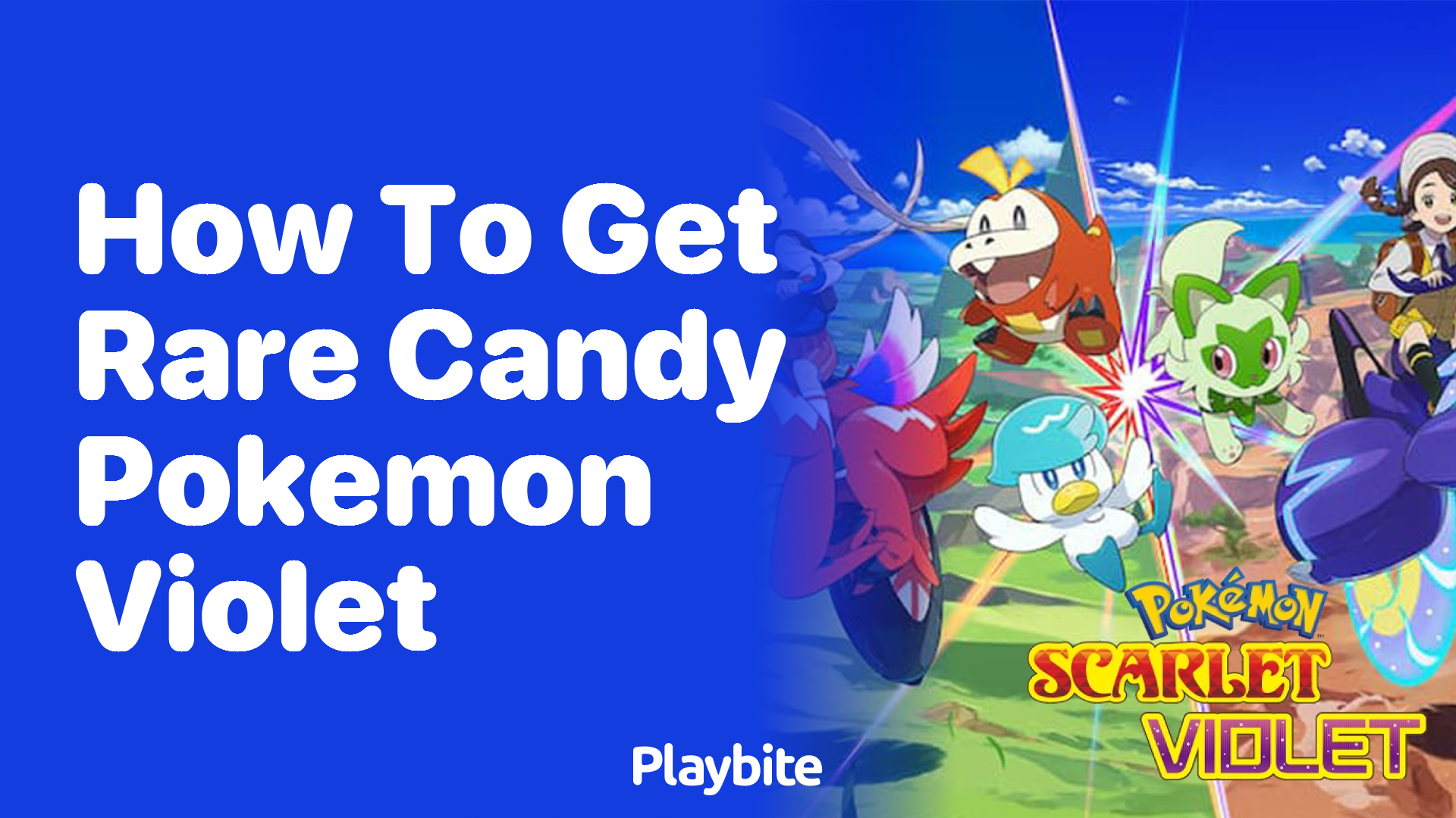 How to get Rare Candy in Pokemon Violet - Playbite
