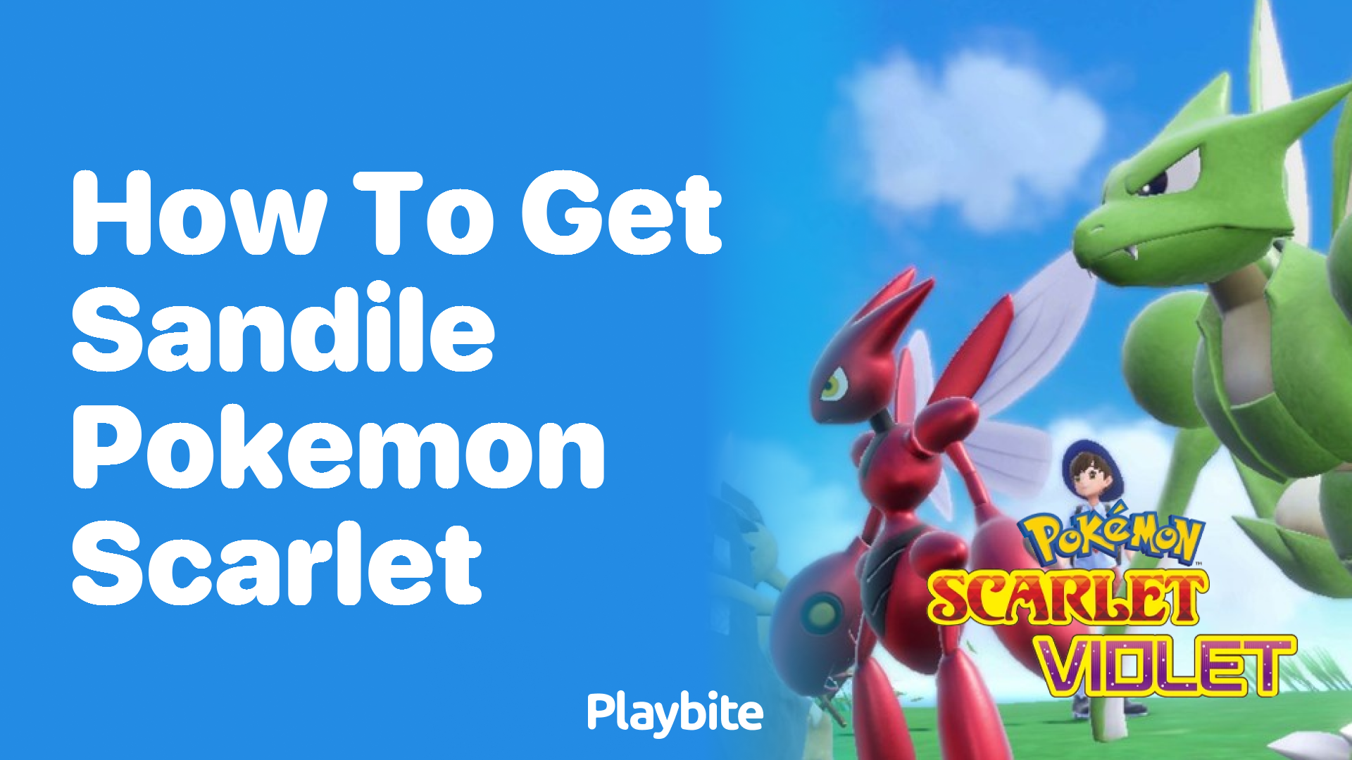 How to get Sandile in Pokemon Scarlet - Playbite