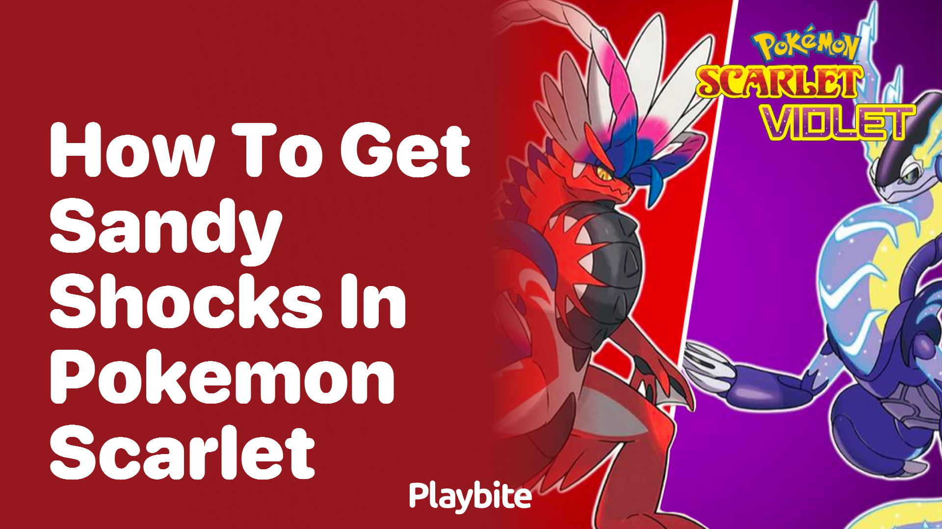 How to Get Sandy Shocks in Pokemon Scarlet - Playbite