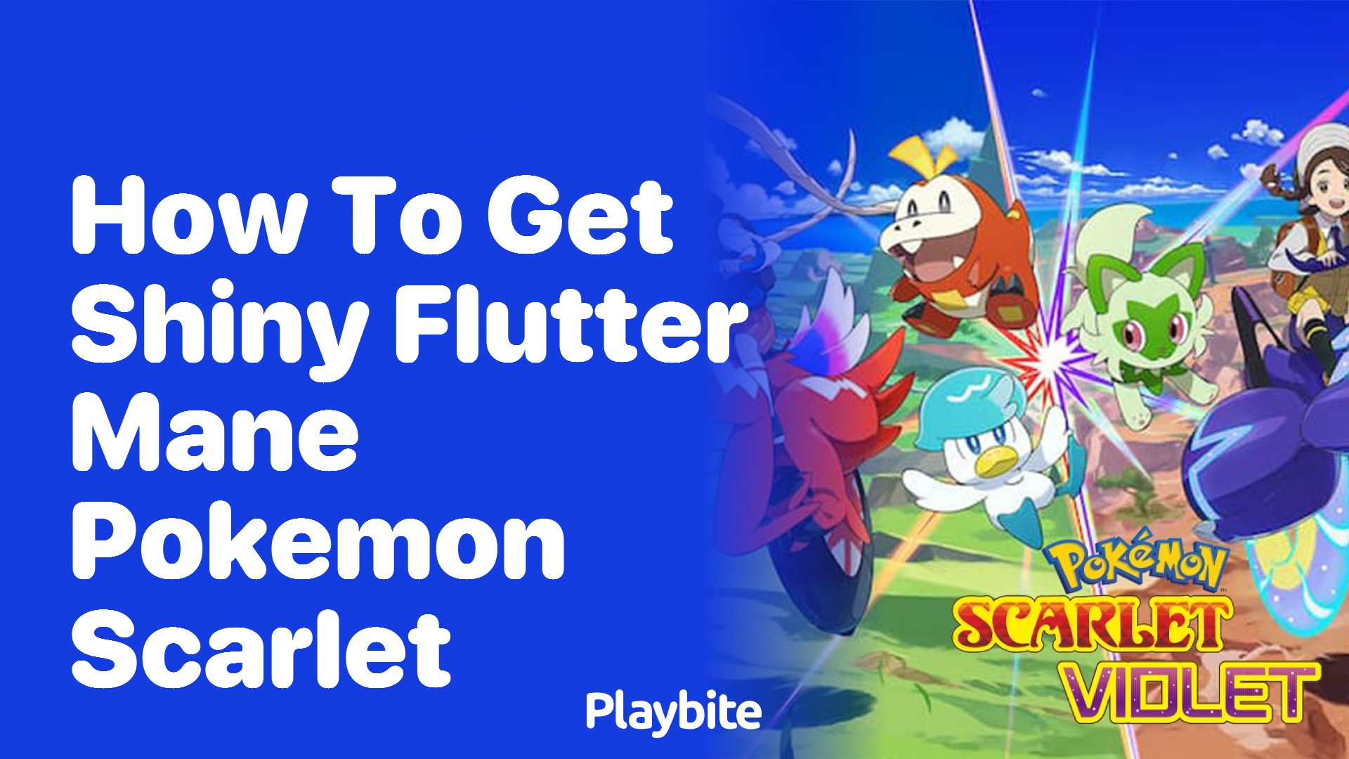 How to Get Shiny Flutter Mane in Pokémon Scarlet - Playbite
