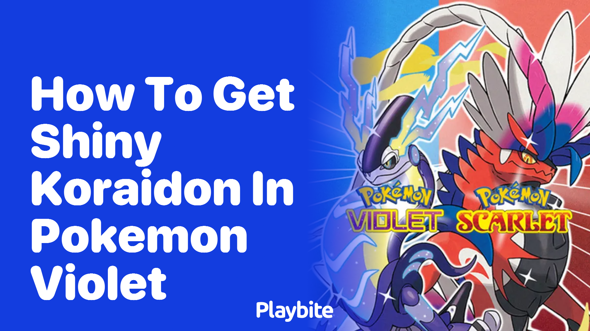 How to get Shiny Koraidon in Pokemon Violet - Playbite
