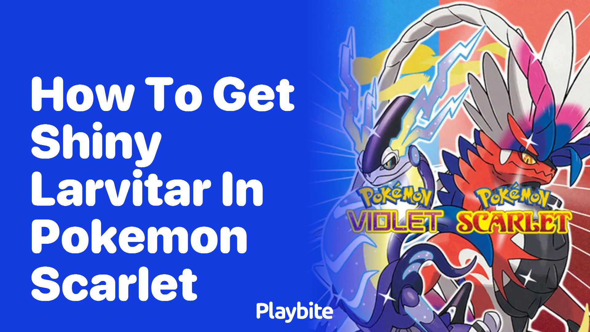 How to get Shiny Larvitar in Pokemon Scarlet - Playbite