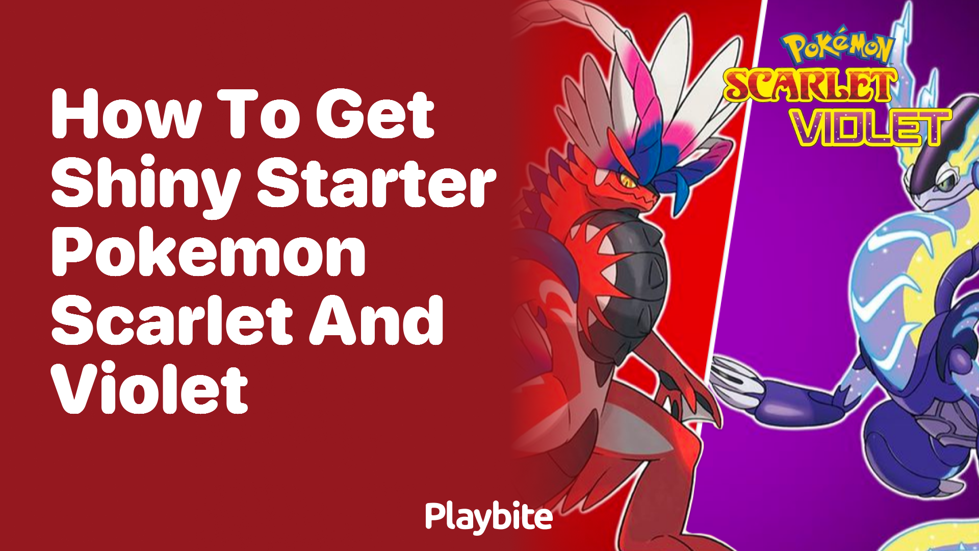 How to get shiny starter Pokémon in Scarlet and Violet - Playbite