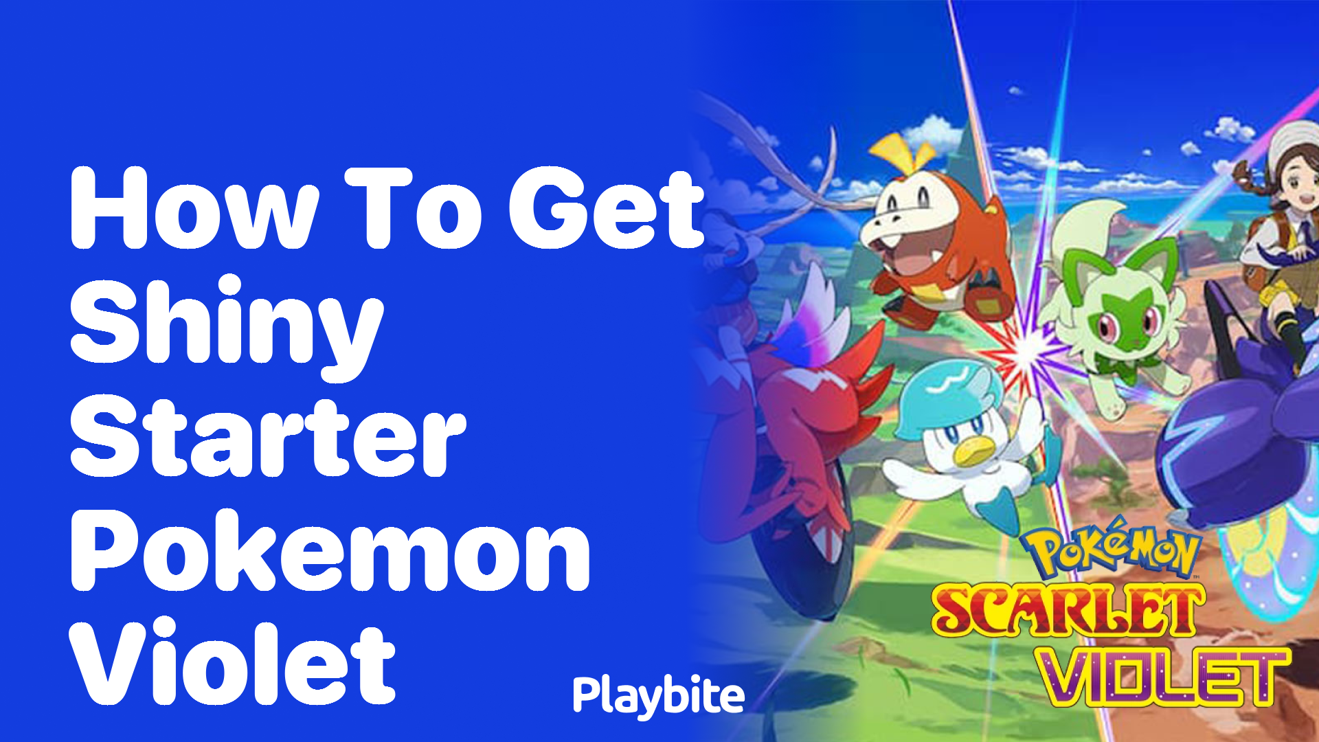 How to get a shiny starter in Pokemon Violet - Playbite