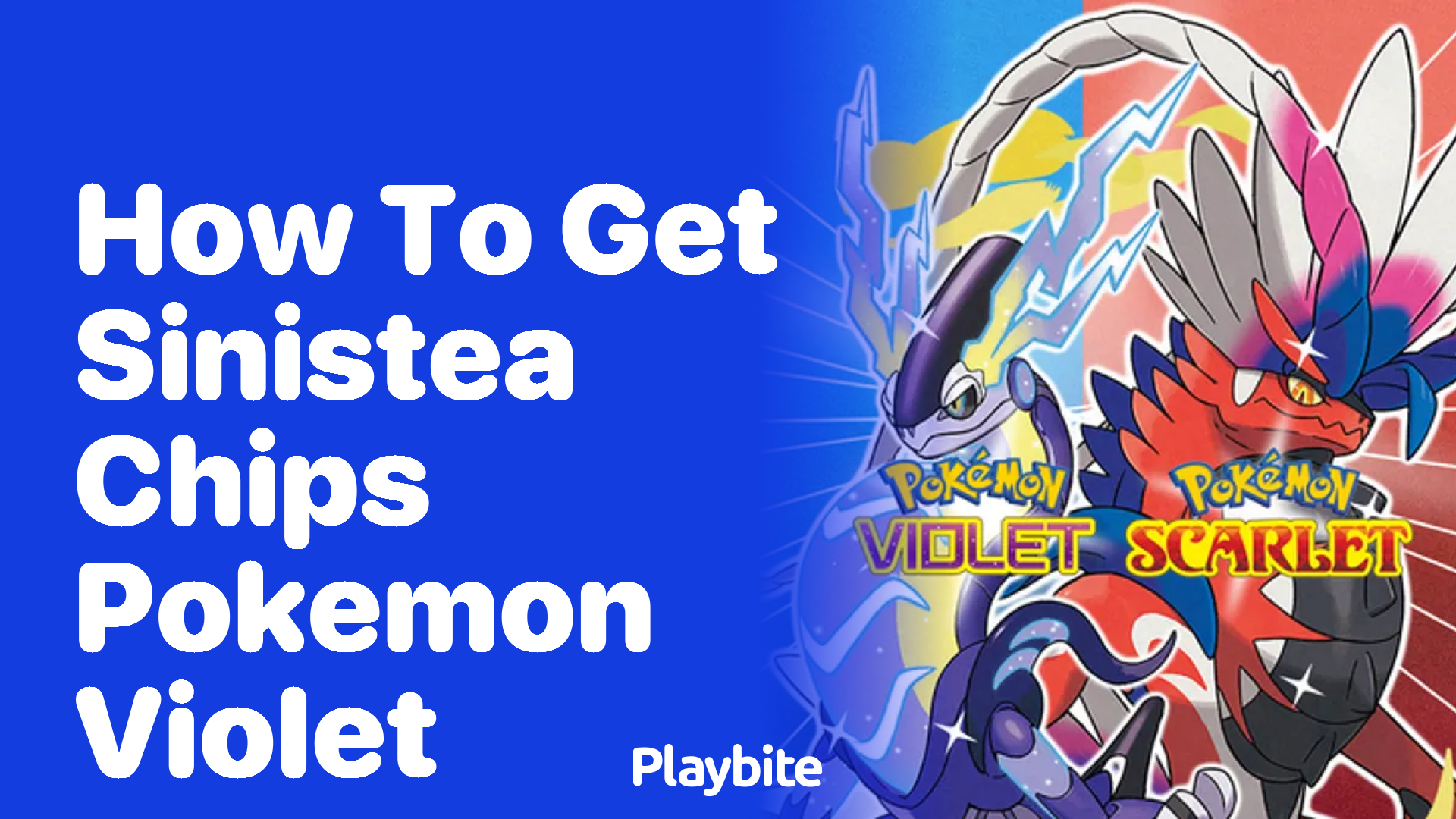 How to Get Sinistea Chips in Pokemon Violet - Playbite