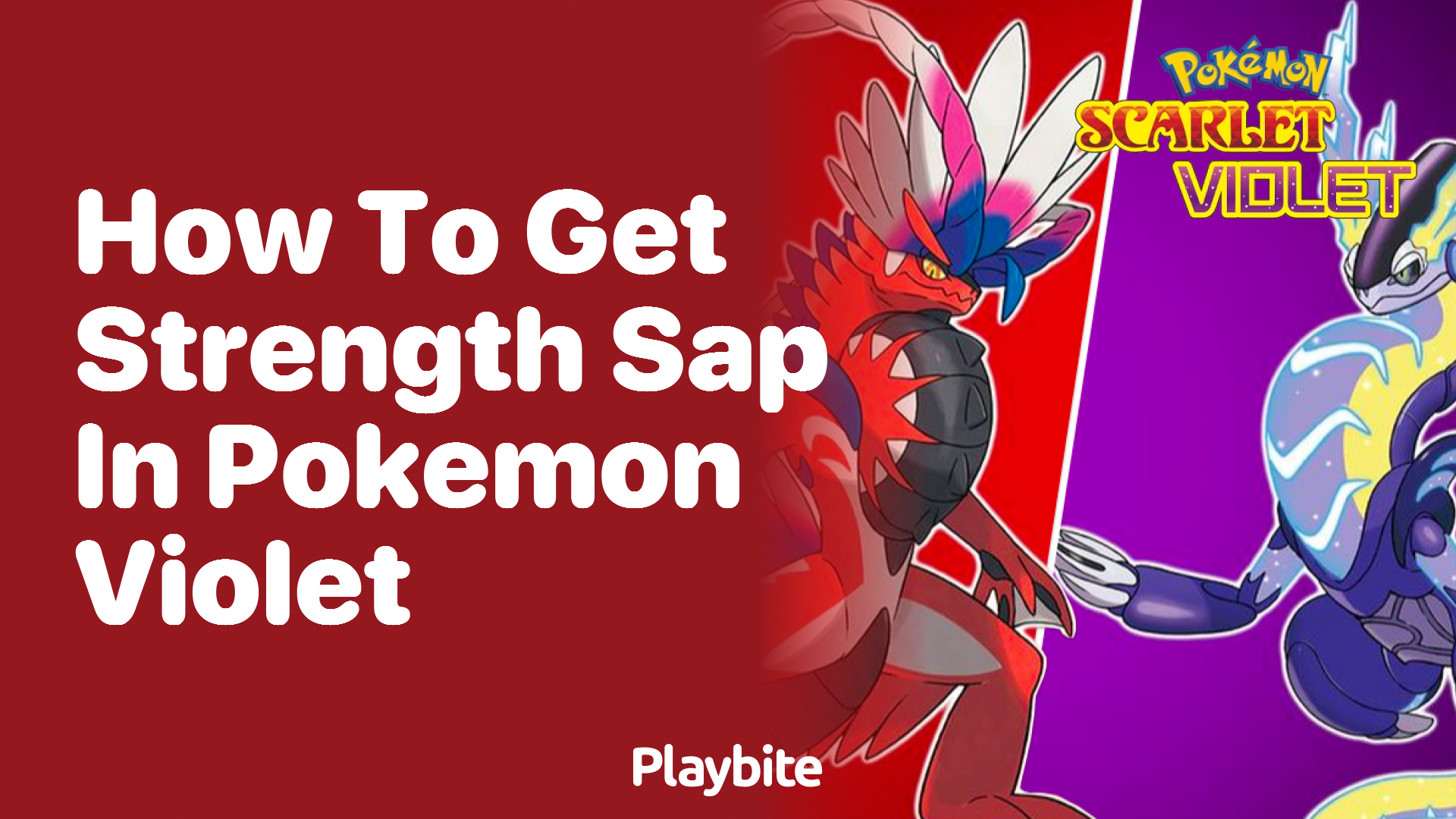How to Get Strength Sap in Pokemon Violet - Playbite