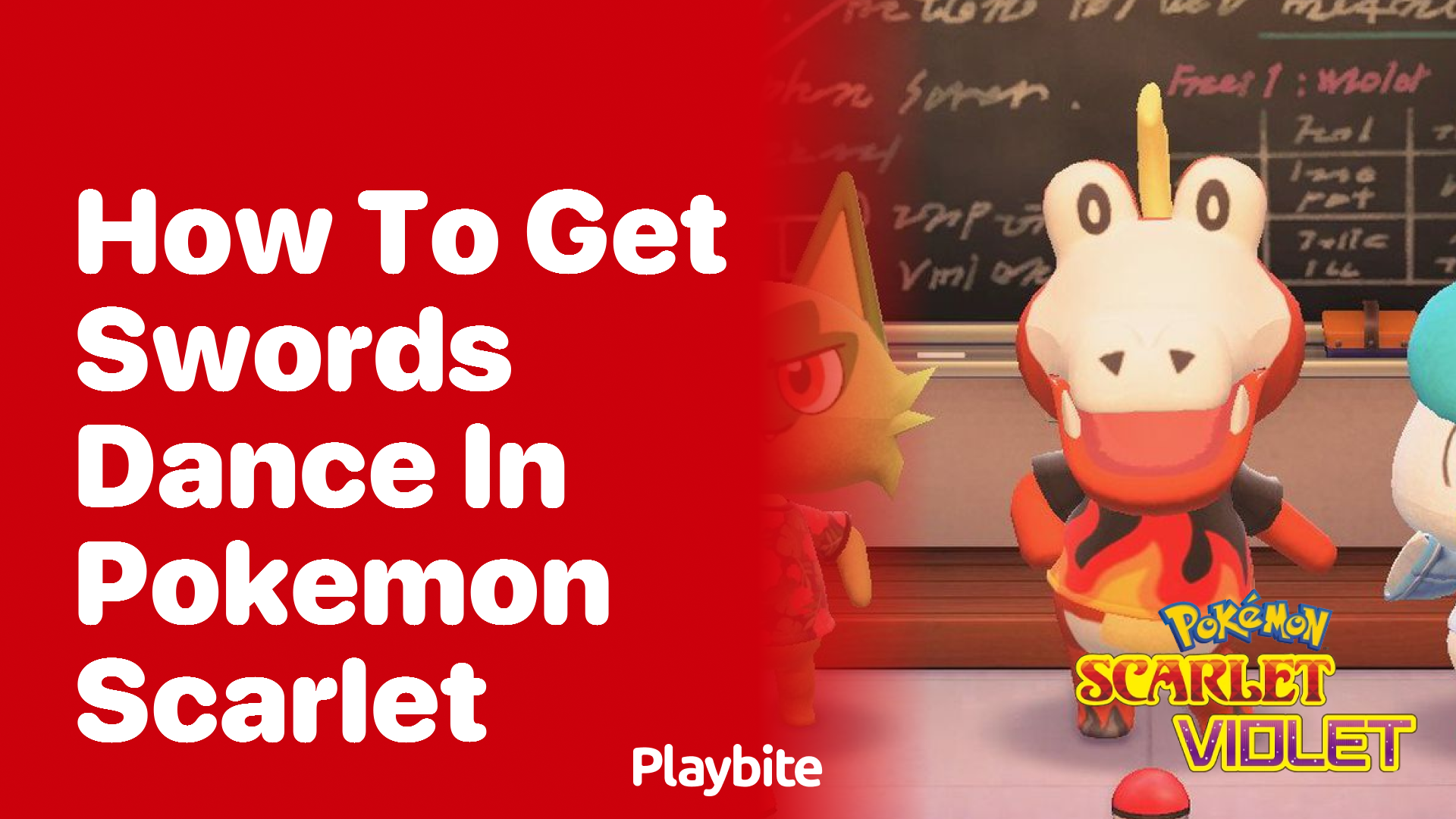How to Get Swords Dance in Pokemon Scarlet - Playbite