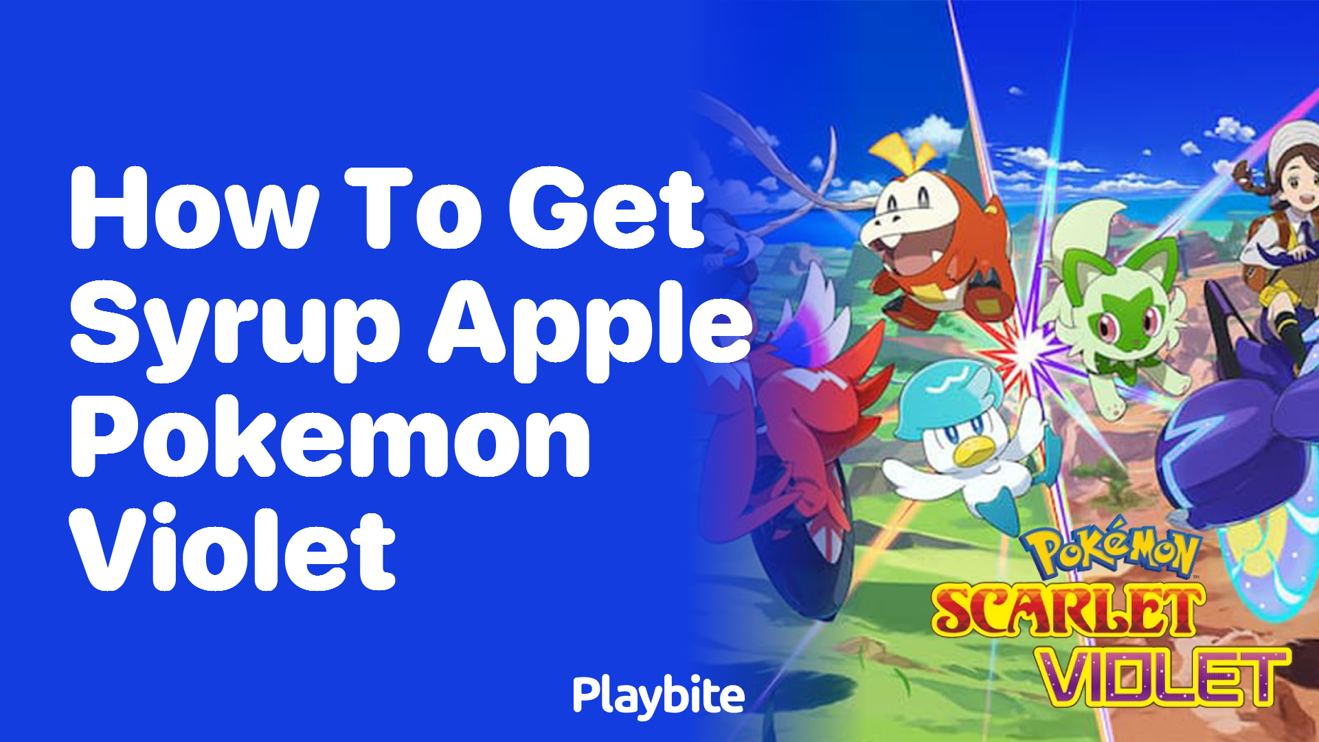 How to Get Syrup Apple in Pokémon Violet - Playbite