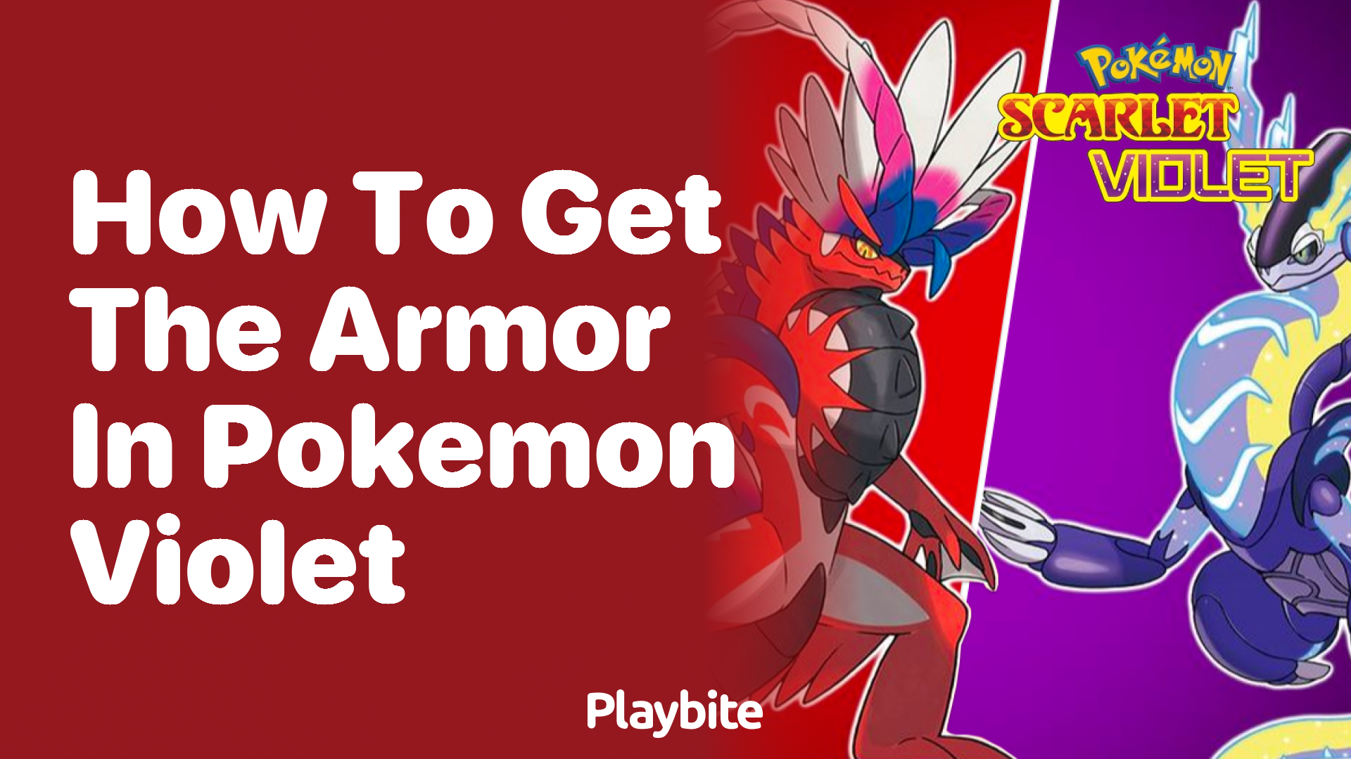How to get the armor in Pokémon Violet - Playbite