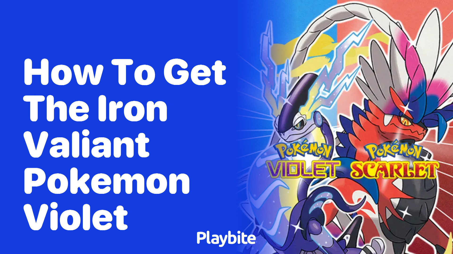 How to get the Iron Valiant in Pokemon Violet - Playbite