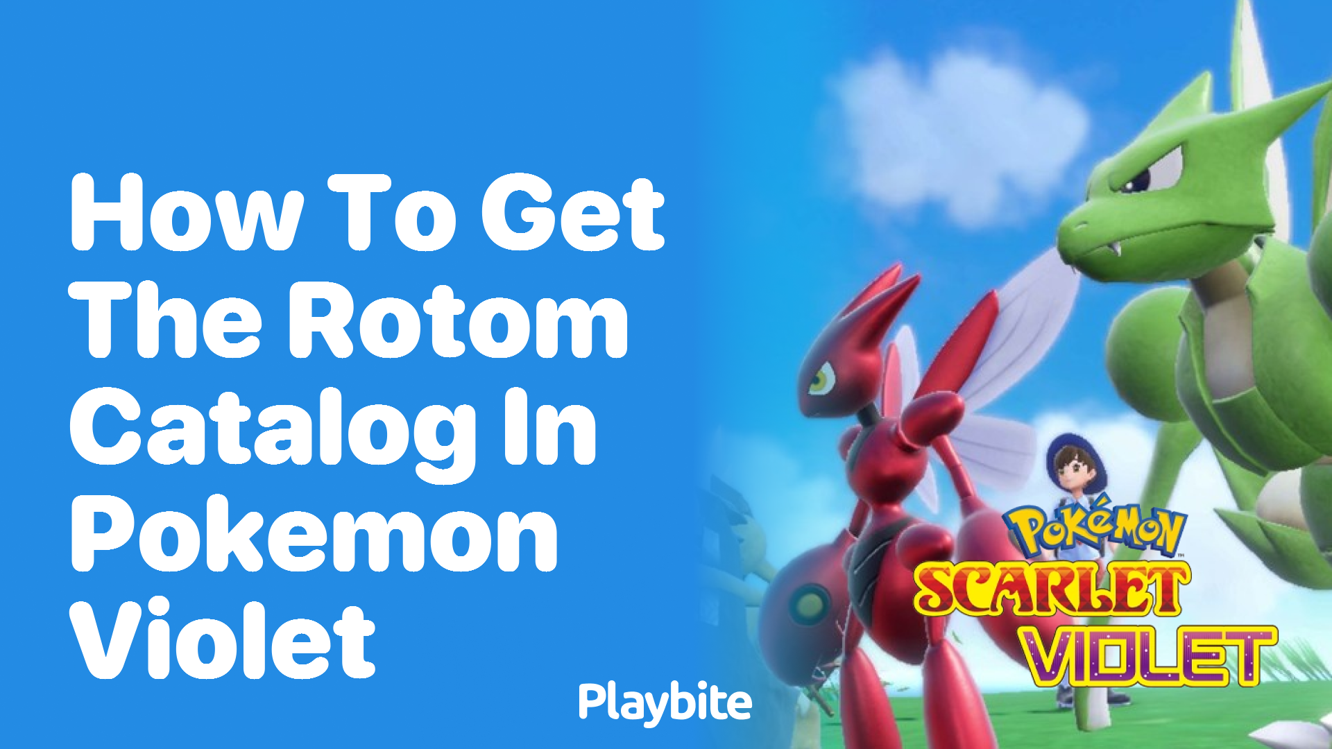 How to get the Rotom Catalog in Pokemon Violet - Playbite