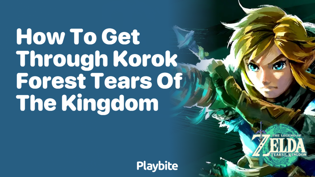 How to Get Through Korok Forest in Tears of the Kingdom - Playbite