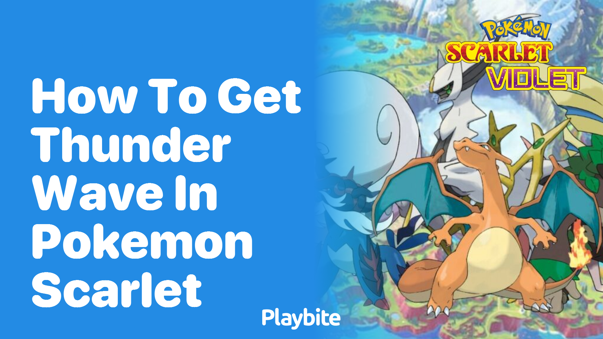 How to get Thunder Wave in Pokemon Scarlet - Playbite