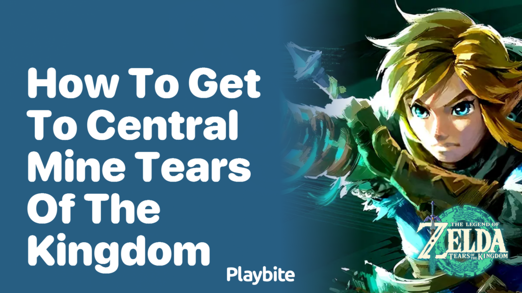 How to Get to Central Mine in Tears of the Kingdom - Playbite