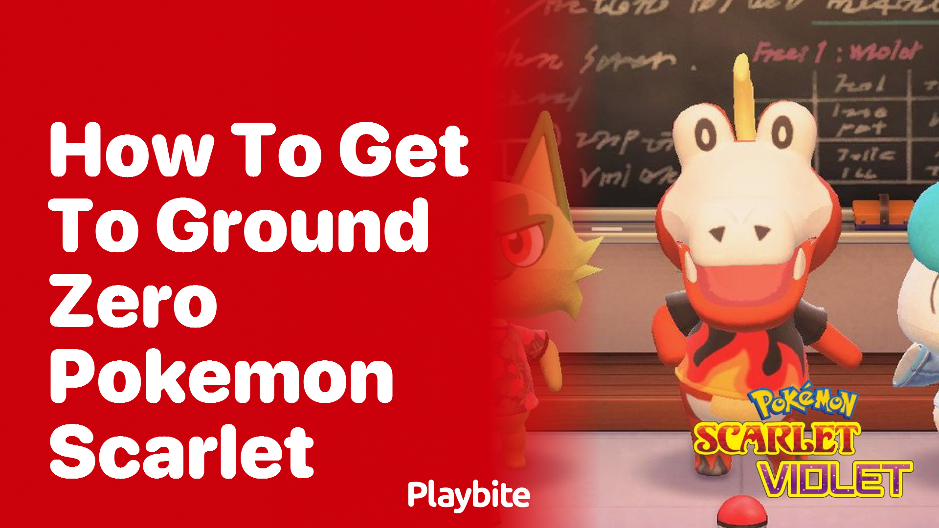 How to get to Ground Zero in Pokemon Scarlet - Playbite