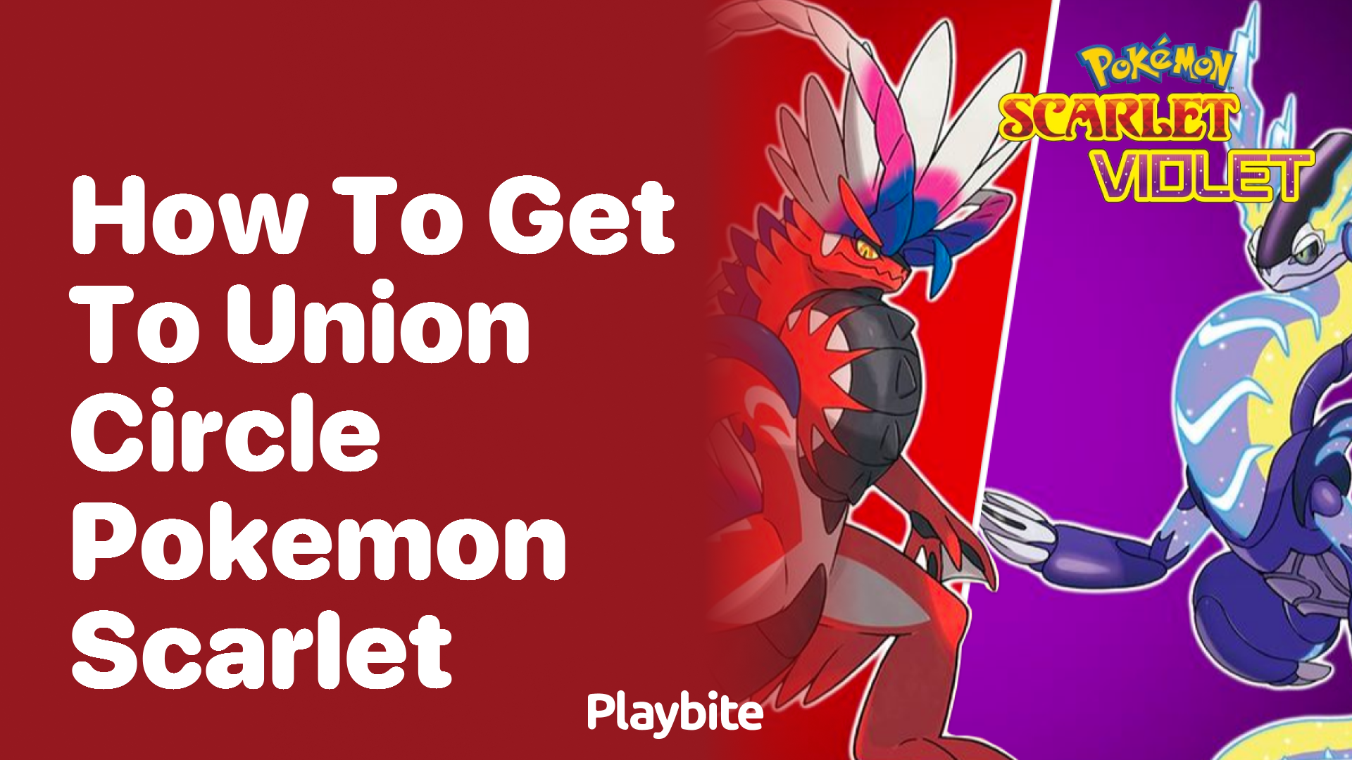 How to Get to Union Circle in Pokémon Scarlet - Playbite