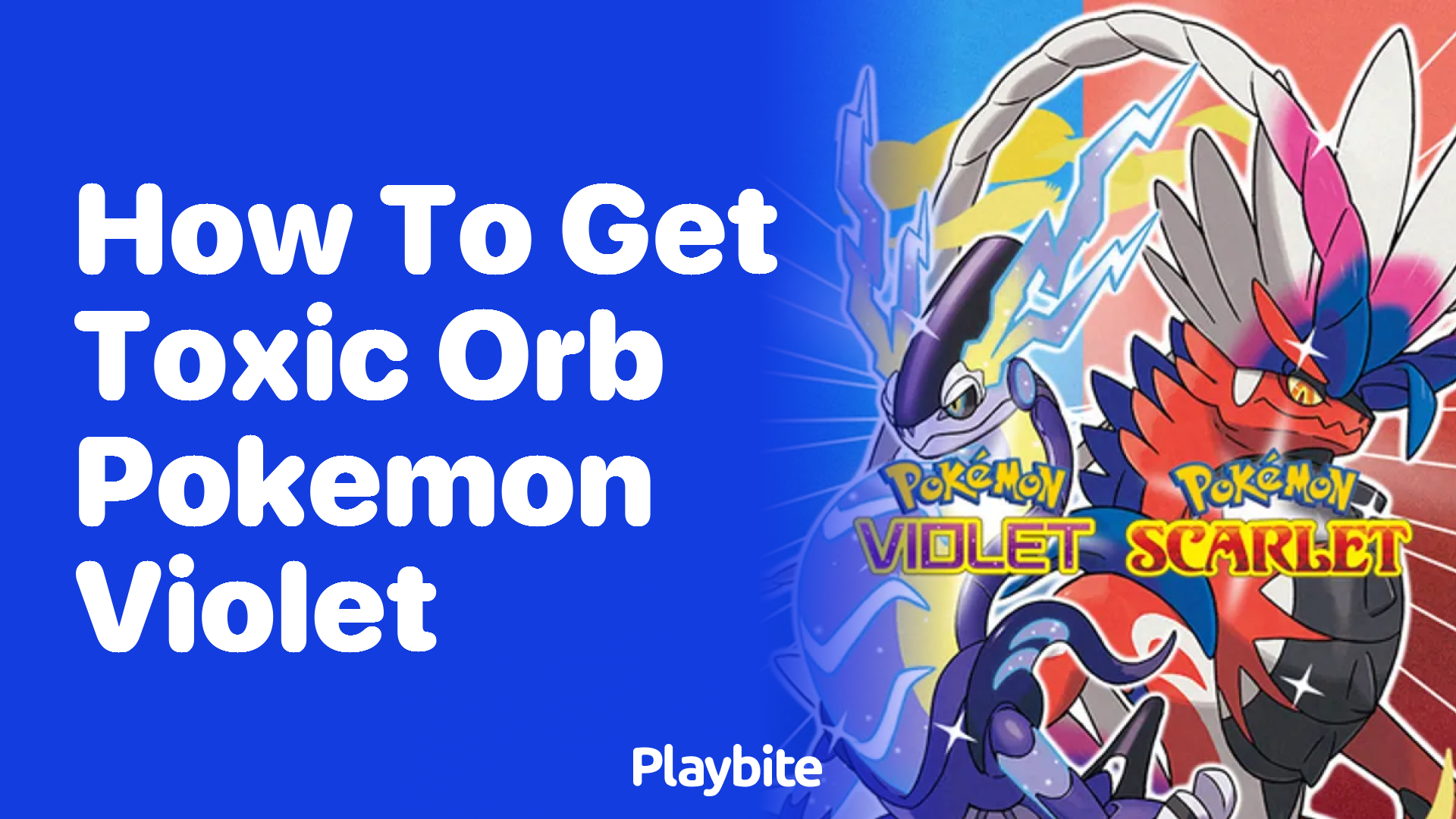 How to get the Toxic Orb in Pokémon Violet - Playbite
