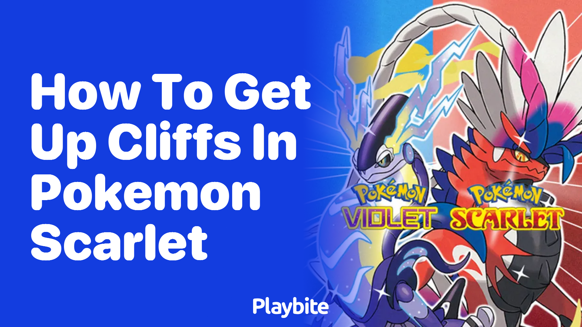 How to Get Up Cliffs in Pokemon Scarlet - Playbite
