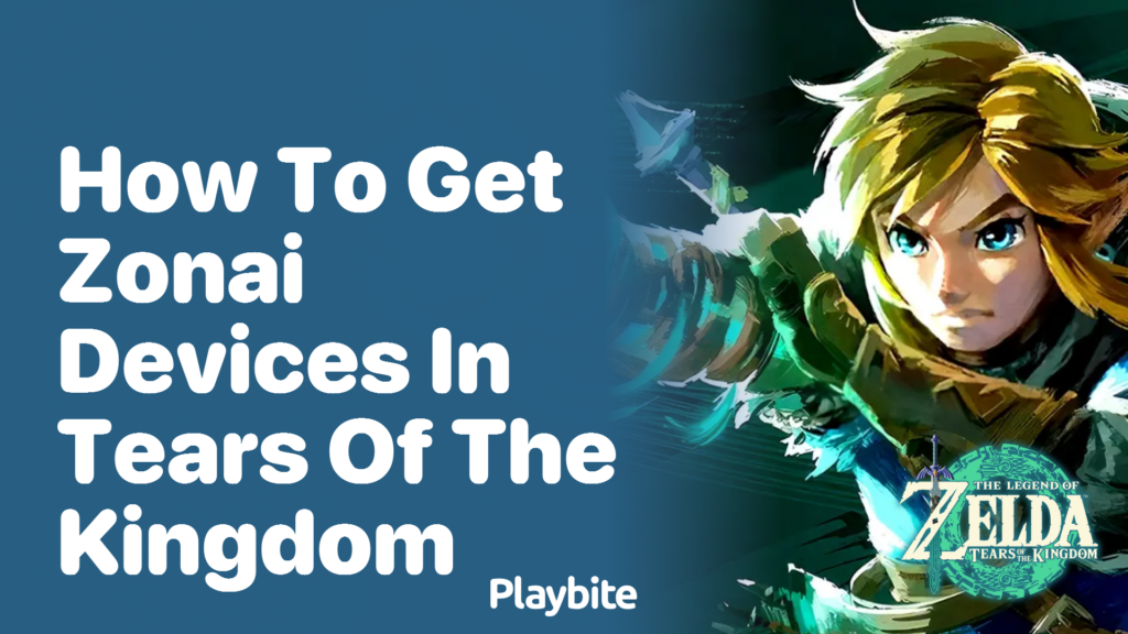 How to Get Zonai Devices in Tears of the Kingdom - Playbite