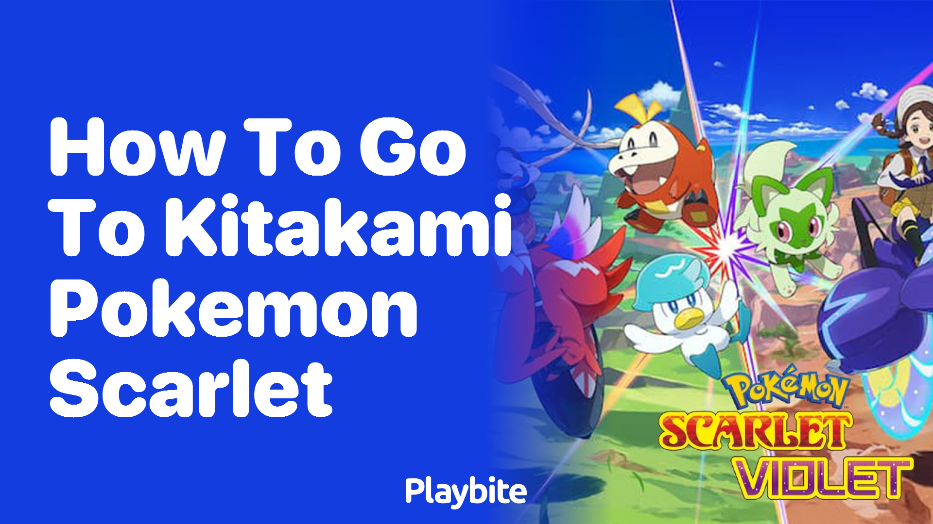 How to go to Kitakami in Pokémon Scarlet - Playbite