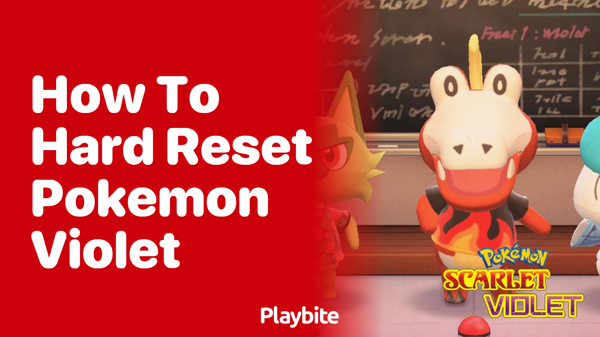 How to Hard Reset Pokemon Violet - Playbite