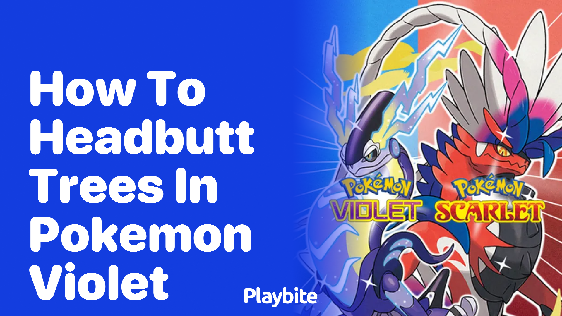 How to Headbutt Trees in Pokemon Violet - Playbite