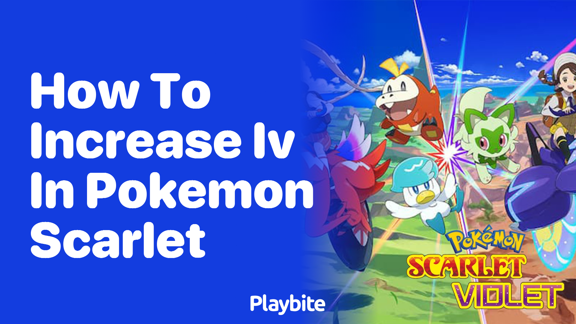 How to Increase IV in Pokemon Scarlet - Playbite