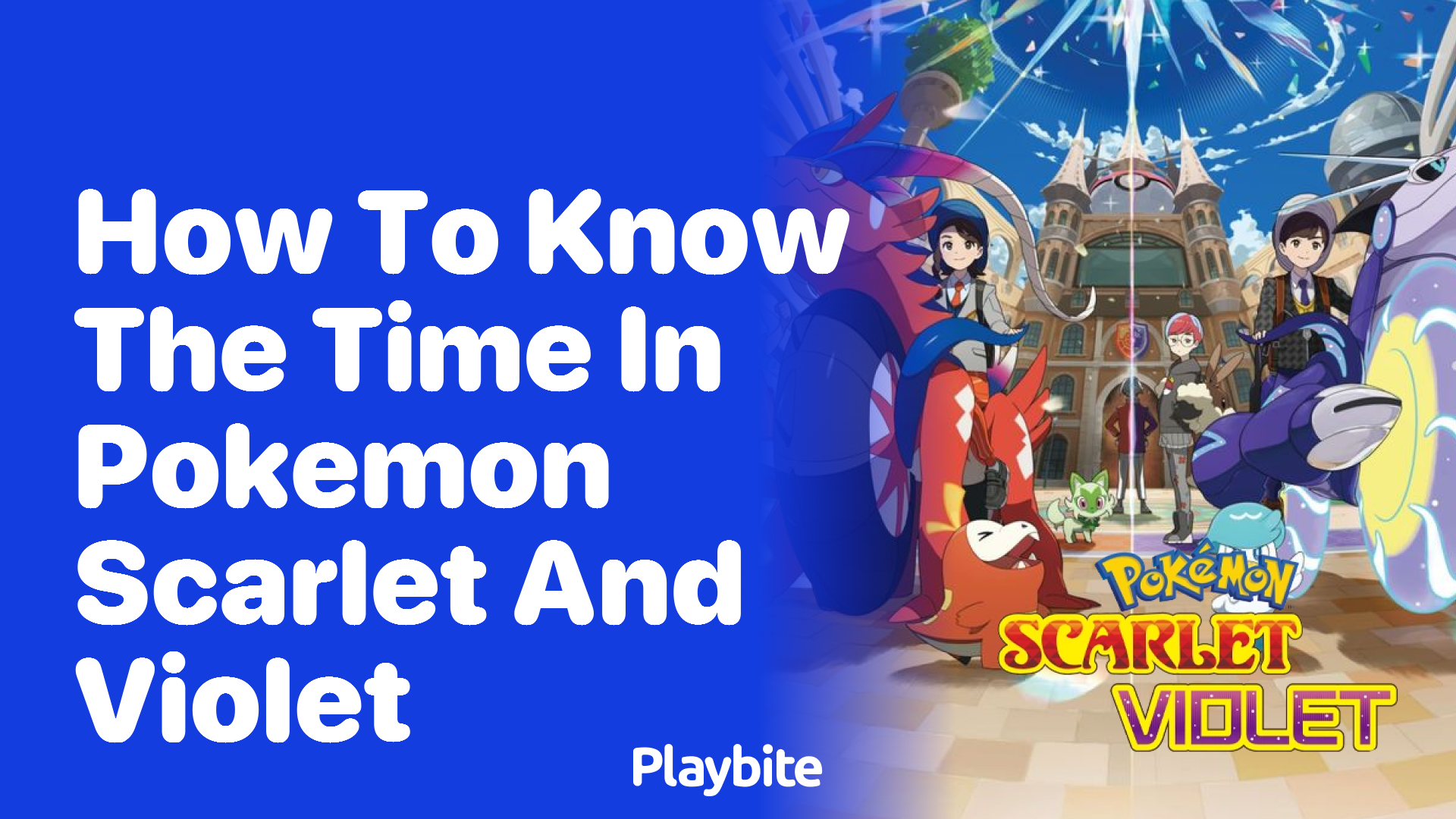 How to know the time in Pokemon Scarlet and Violet - Playbite