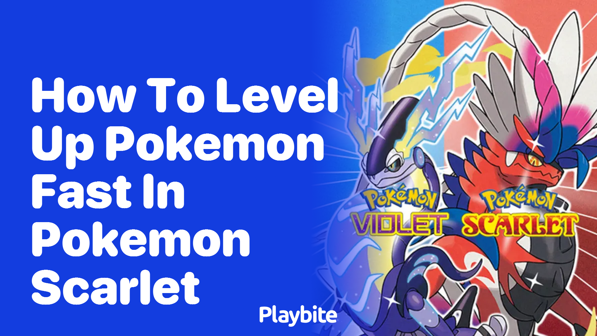 How to level up Pokémon fast in Pokémon Scarlet - Playbite