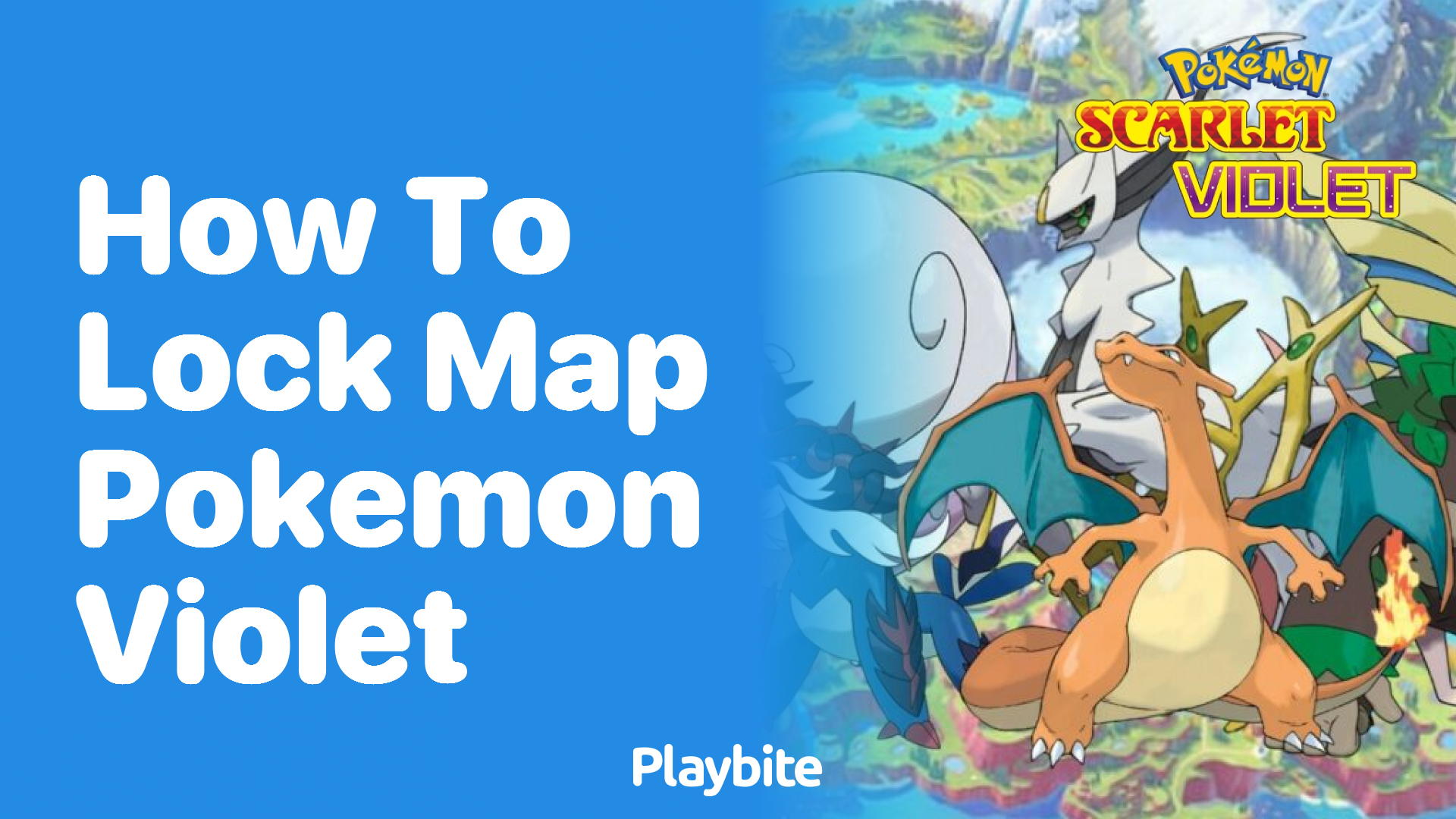 How to Lock the Map in Pokemon Violet - Playbite