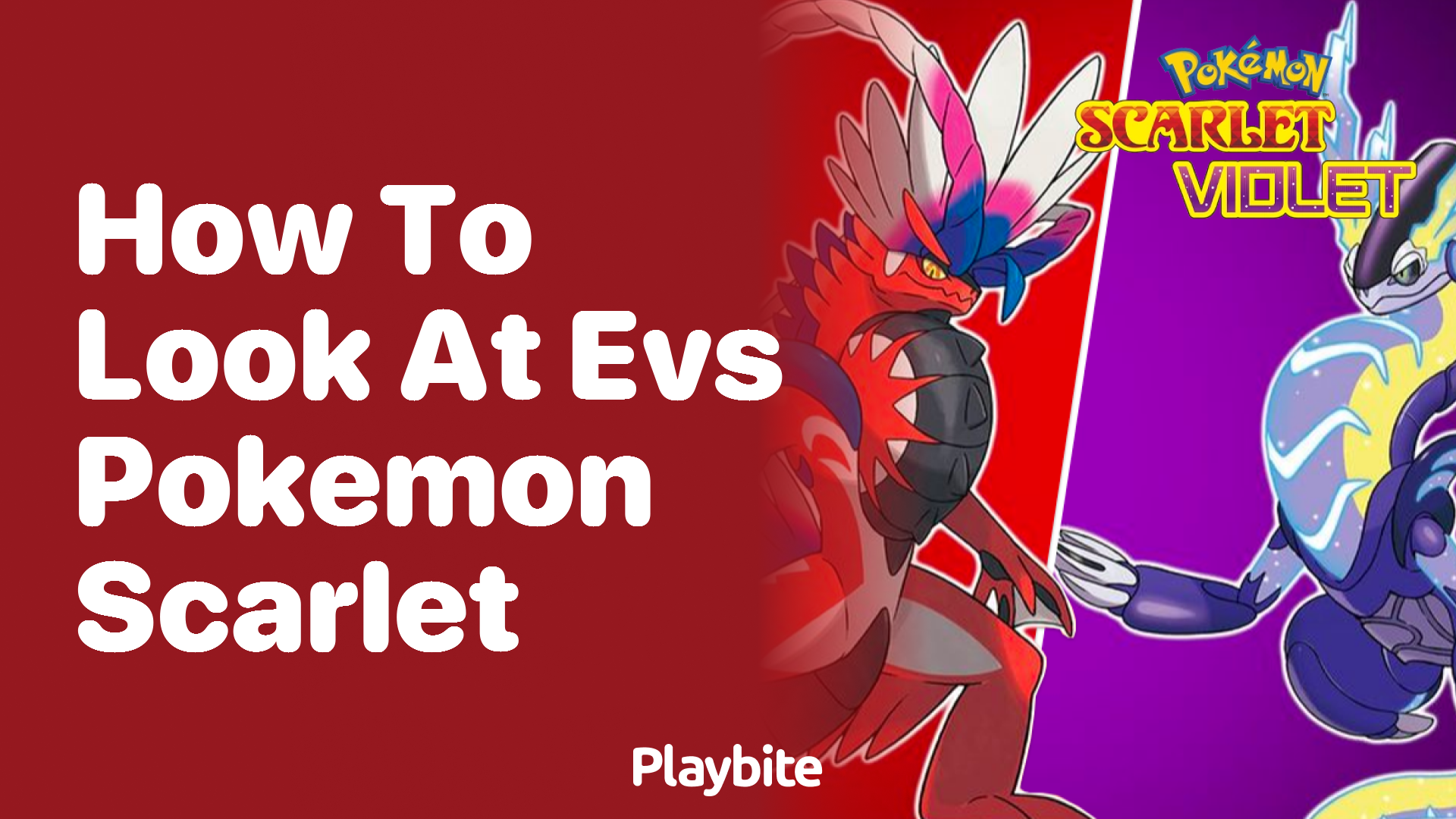 How to Look at EVs in Pokémon Scarlet and Violet - Playbite