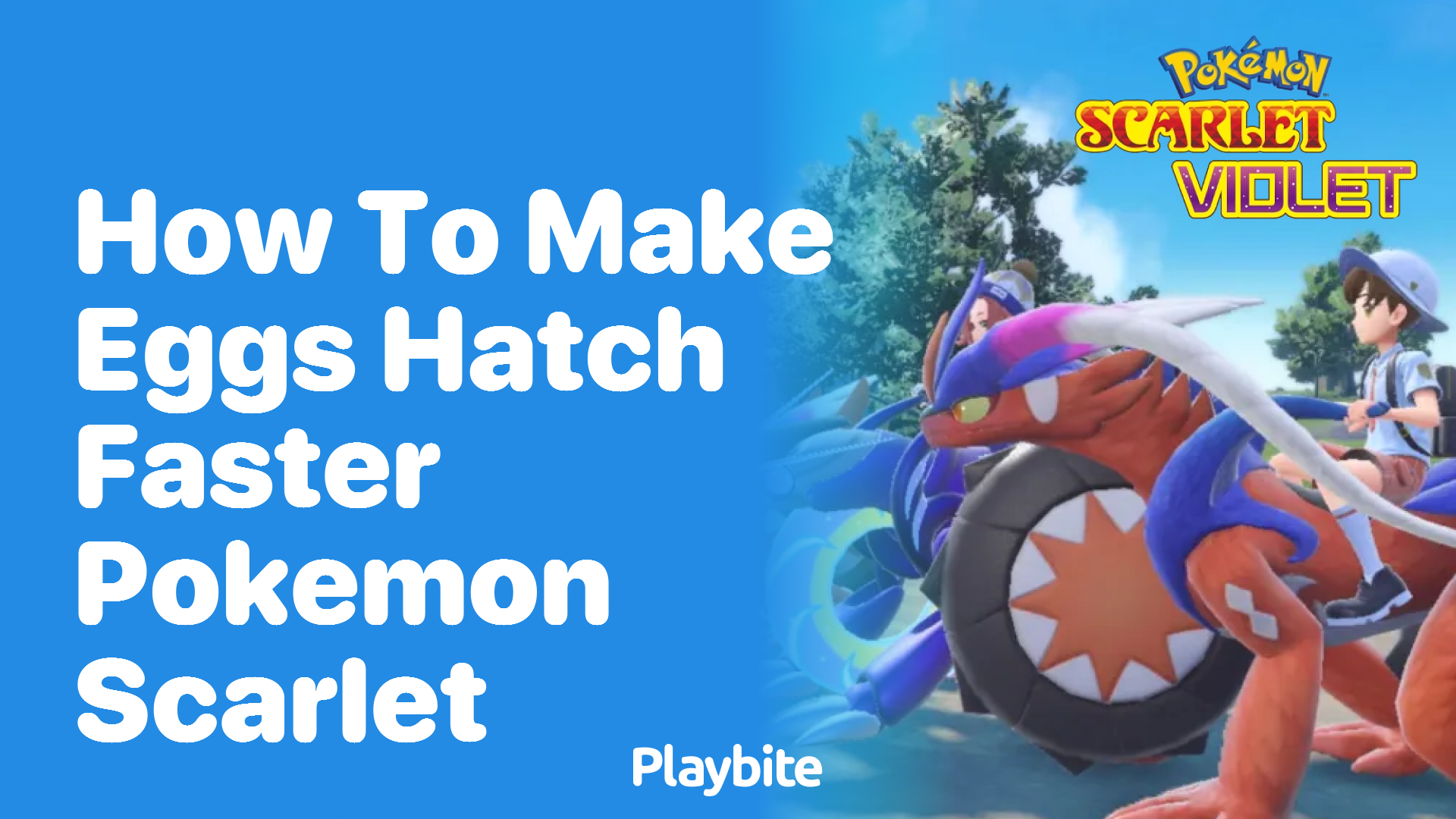 How to Make Eggs Hatch Faster in Pokemon Scarlet - Playbite