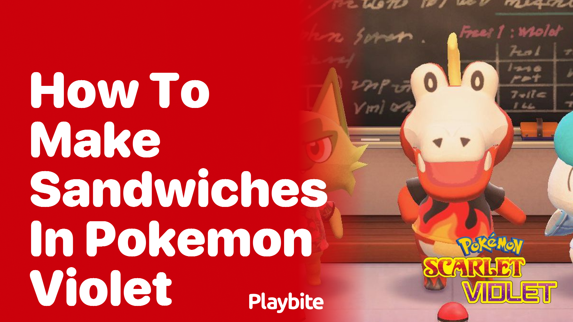 How to Make Sandwiches in Pokemon Violet - Playbite