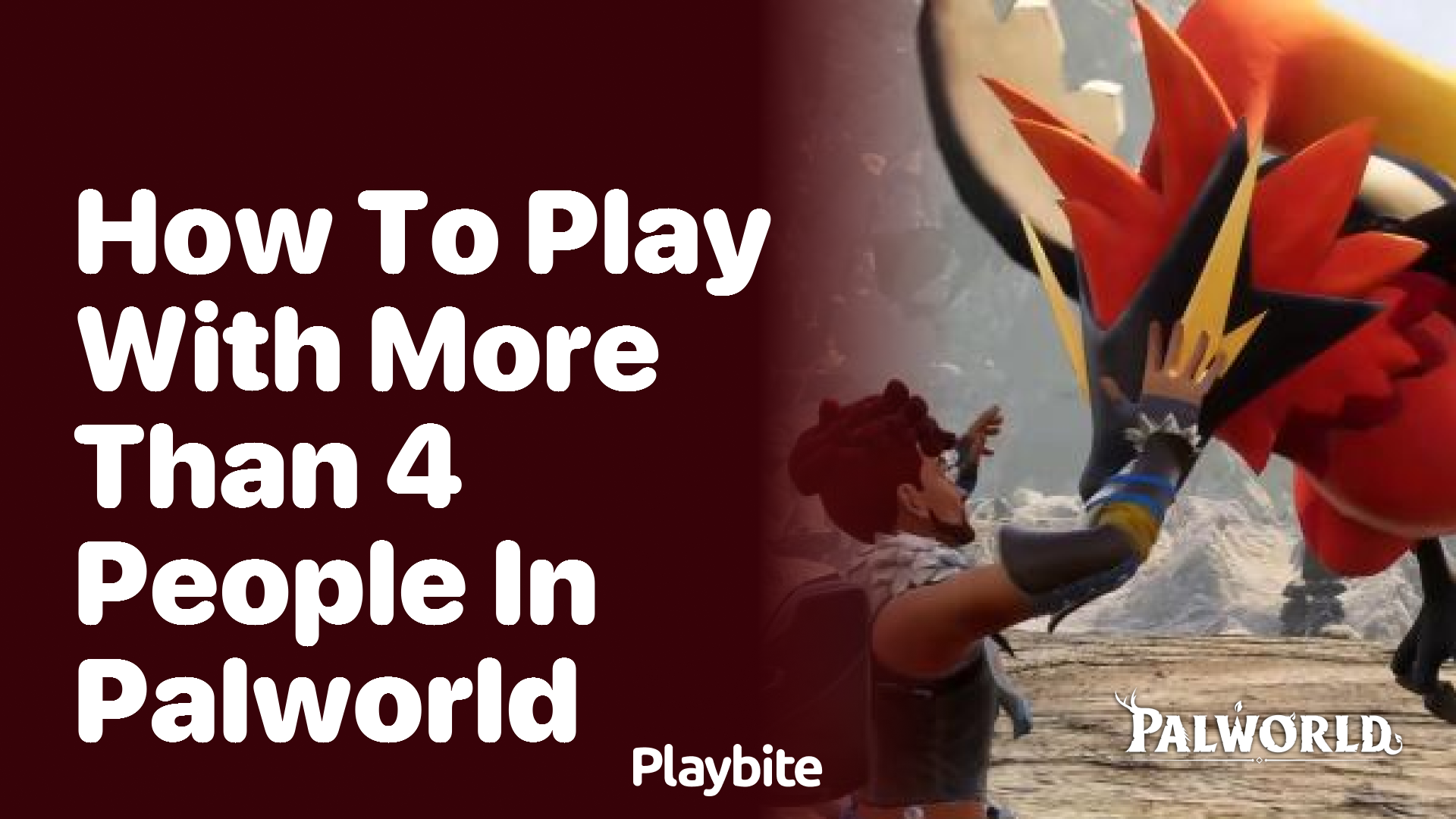 How to play with more than 4 people in Palworld - Playbite