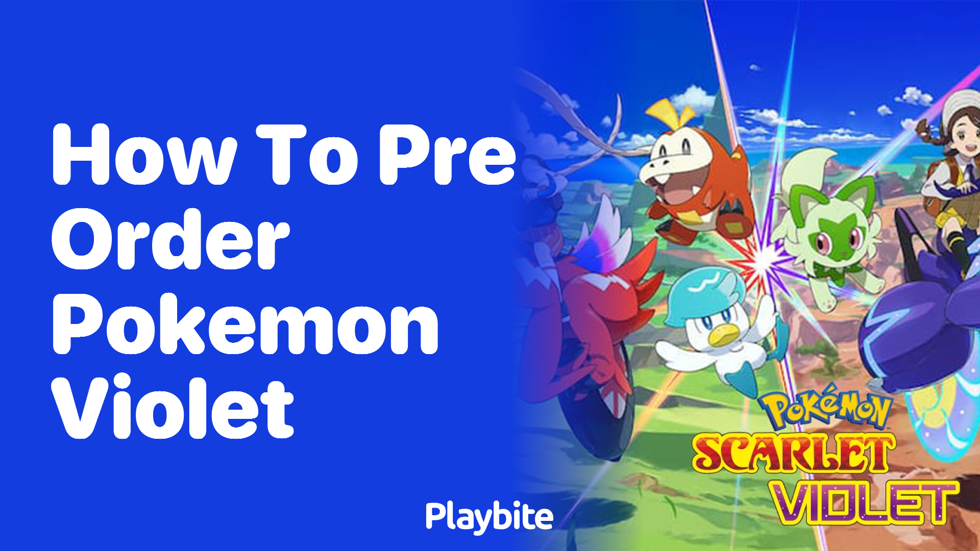 How to pre-order Pokemon Violet - Playbite