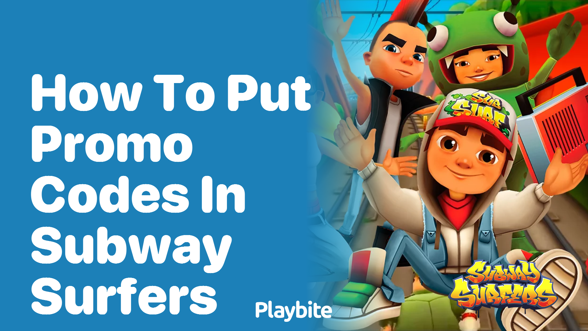 How to Put Promo Codes in Subway Surfers - Playbite