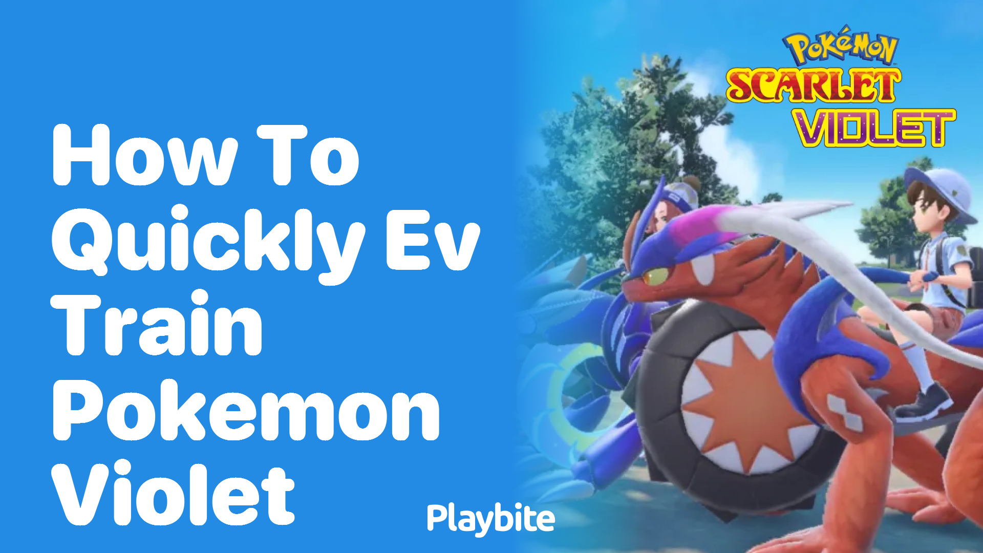 How to Quickly EV Train in Pokemon Violet - Playbite