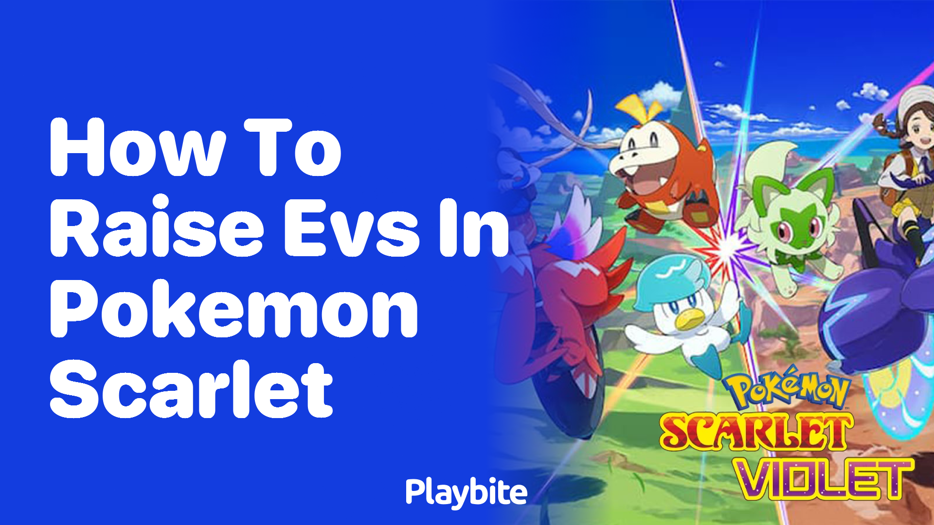 How to Raise EVs in Pokemon Scarlet - Playbite