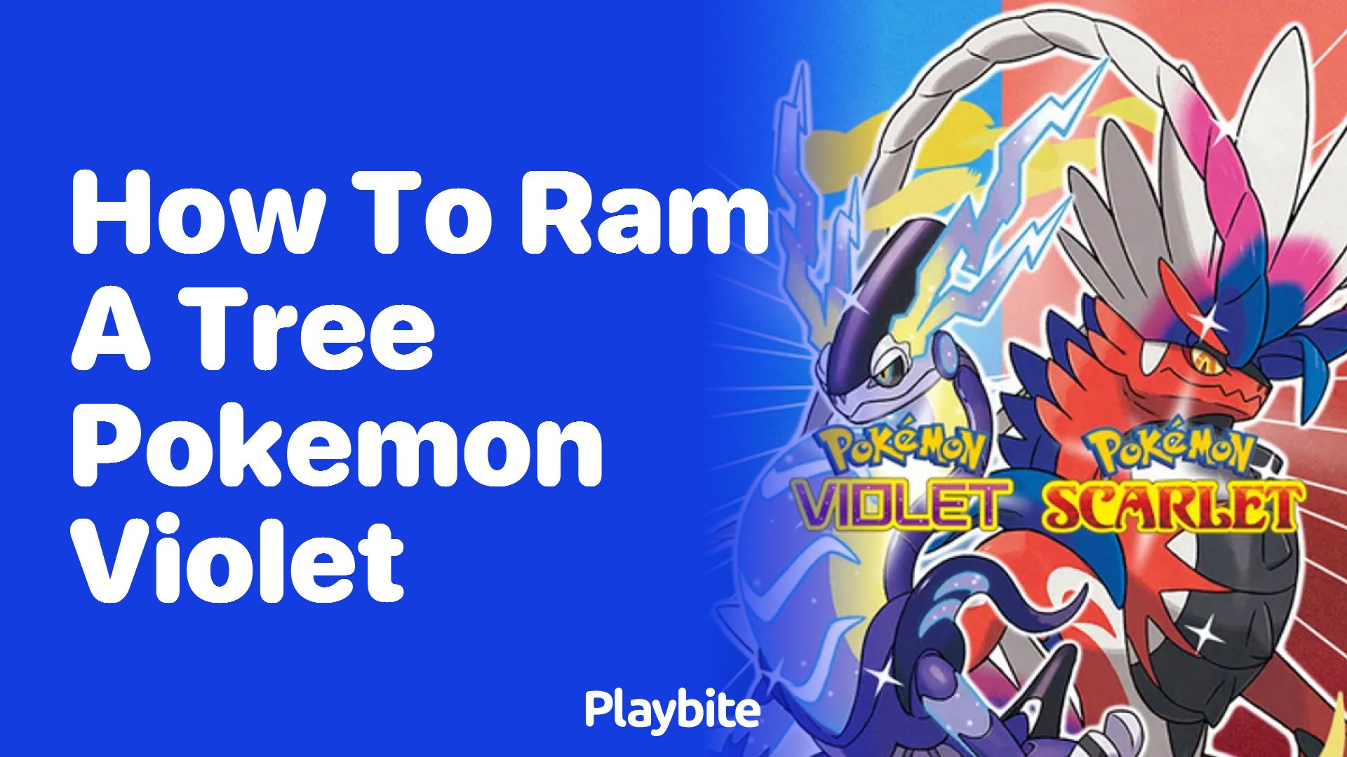 How to Ram a Tree in Pokemon Violet - Playbite