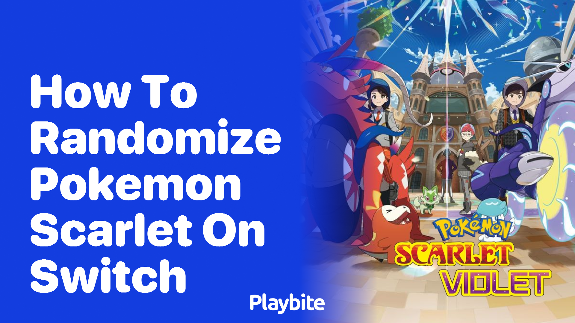 How to randomize Pokemon Scarlet on Switch - Playbite