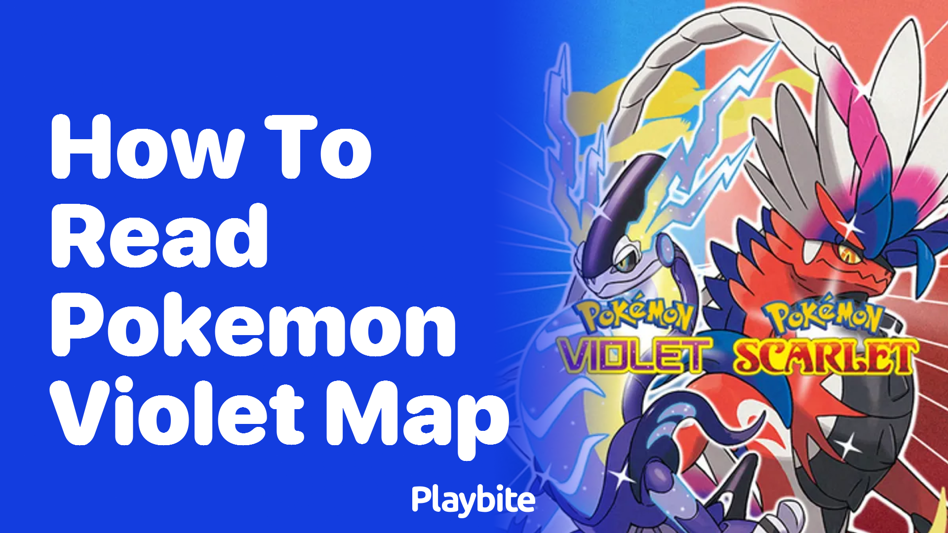How to Read the Pokemon Violet Map - Playbite