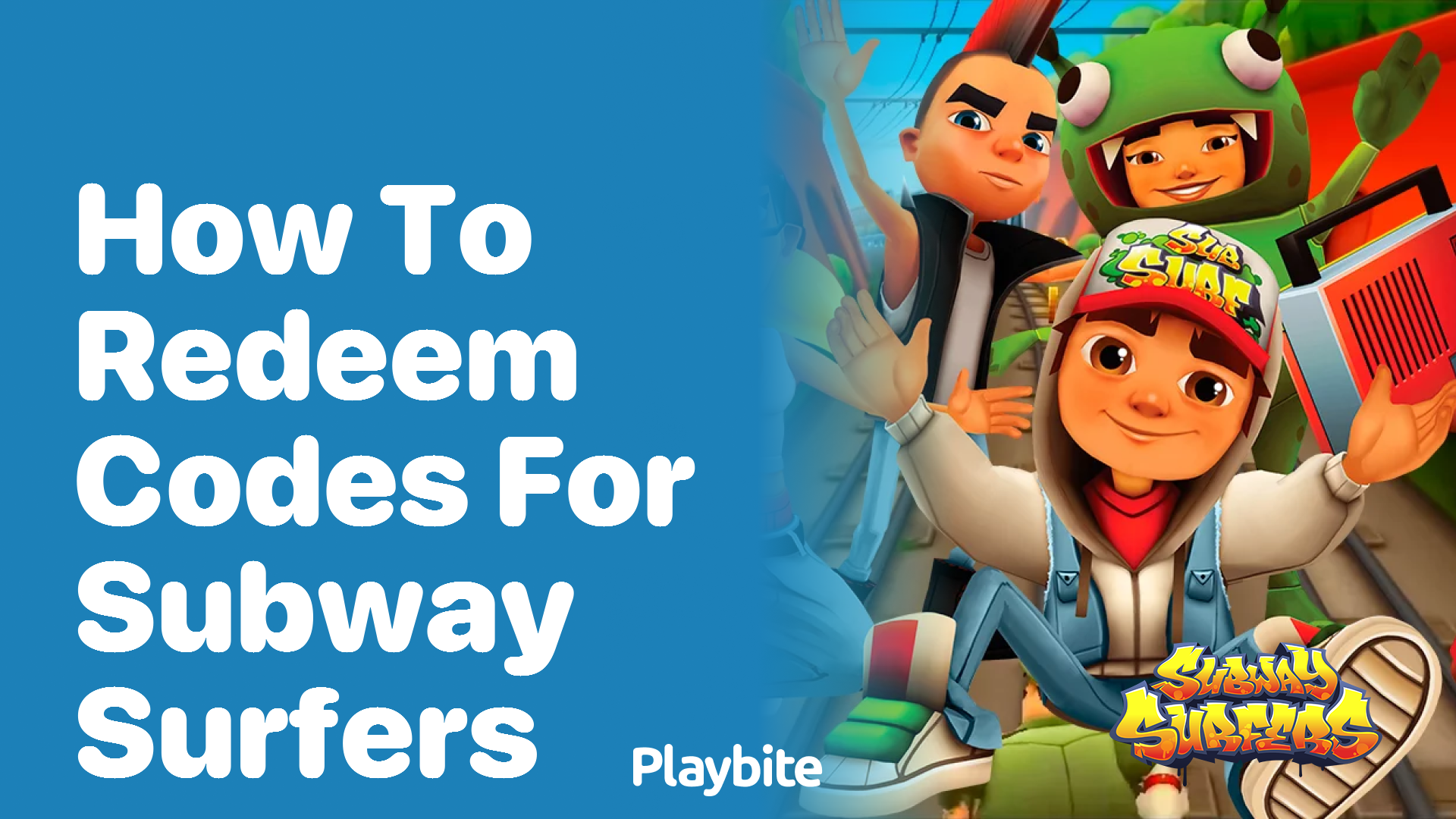 How to Redeem Codes for Subway Surfers - Playbite