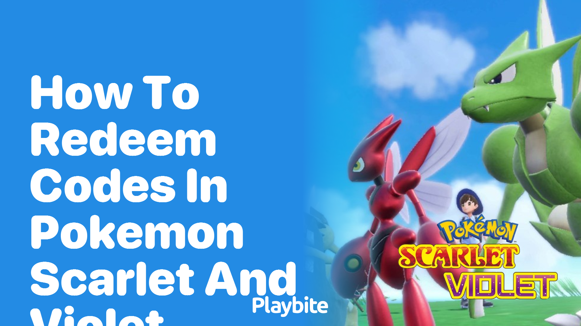 How to Redeem Codes in Pokémon Scarlet and Violet - Playbite