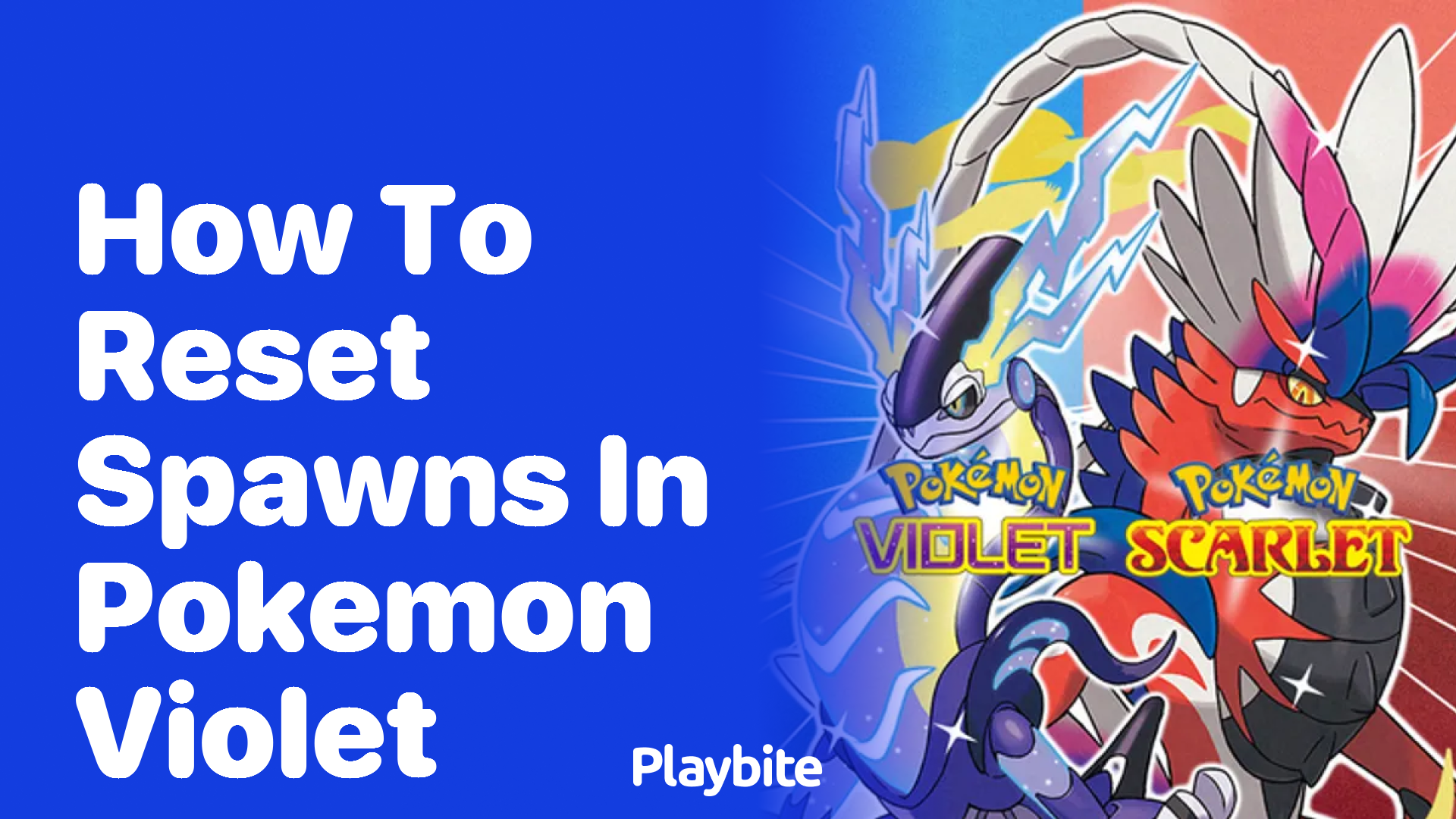 How to reset spawns in Pokemon Violet - Playbite